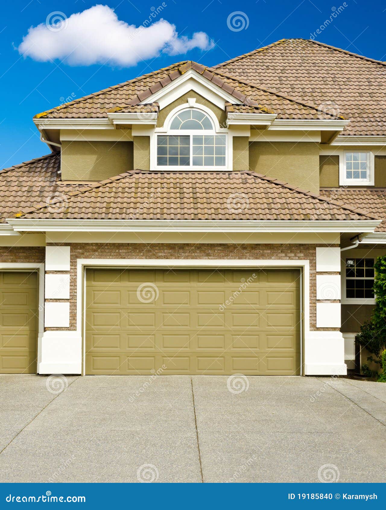 A House. stock photo. Image of property, large, house - 19185840