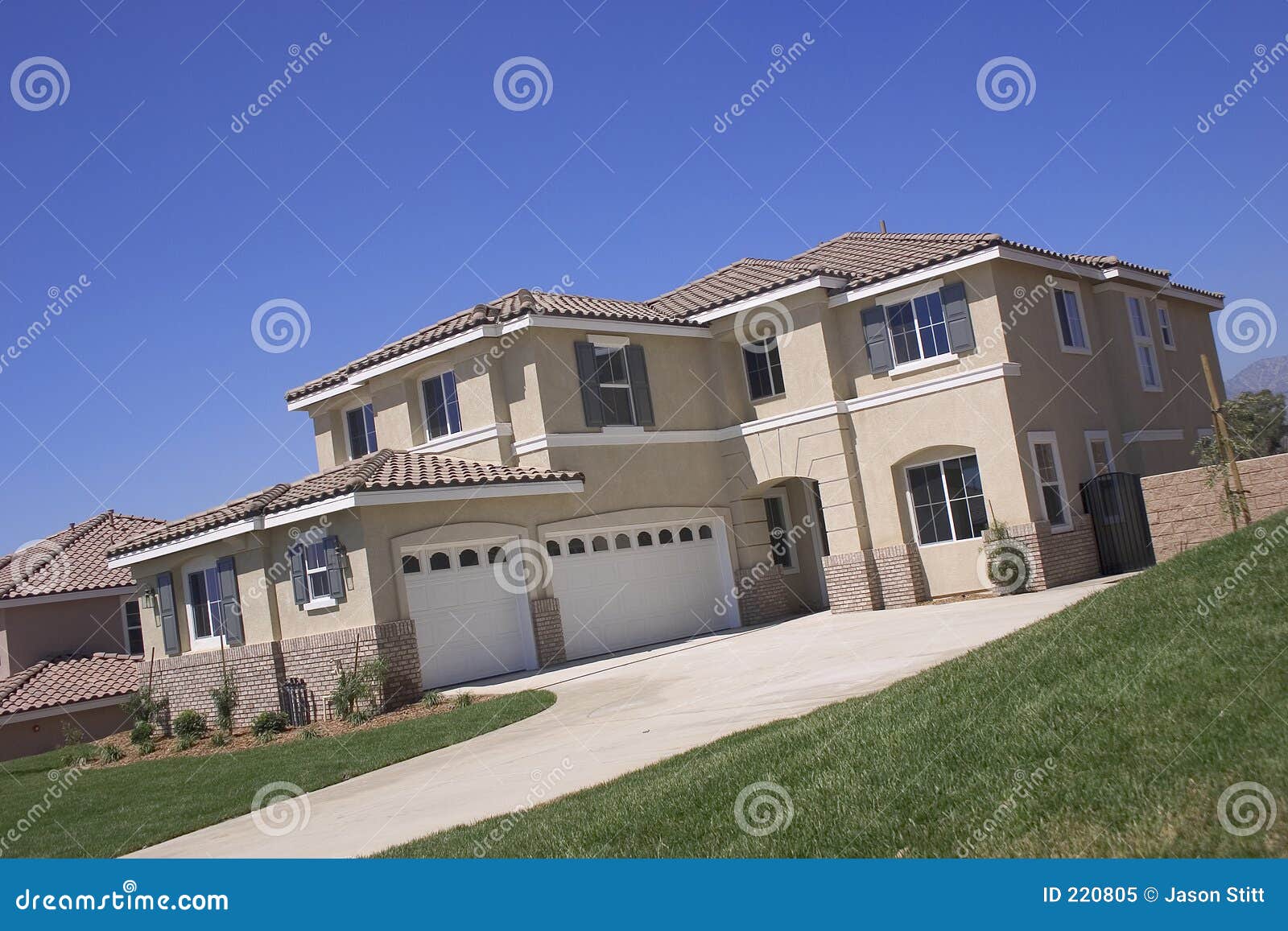 House stock image. Image of real, neighbor, neighborhood - 220805