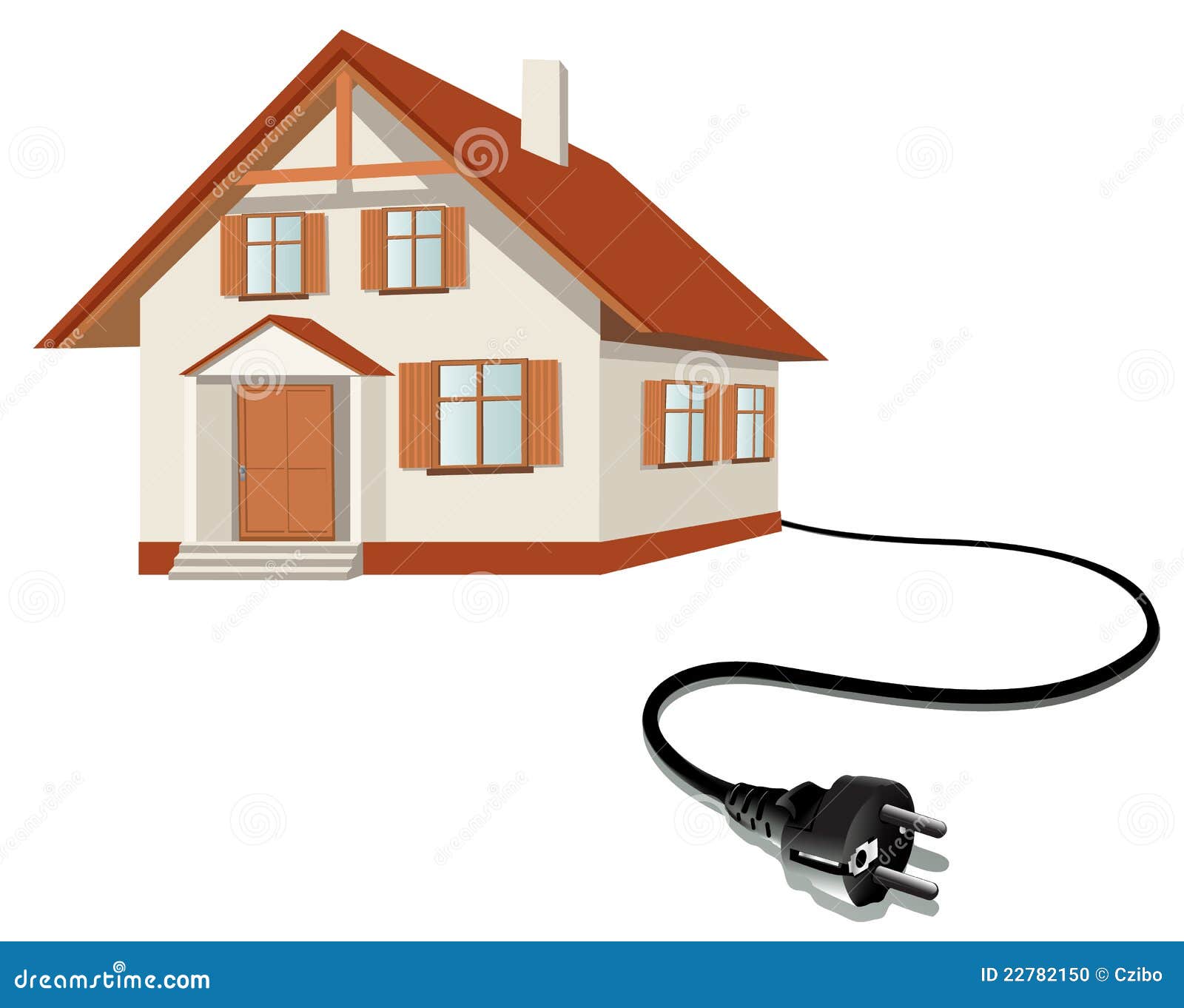 House stock vector. Illustration of electric, electrical - 22782150