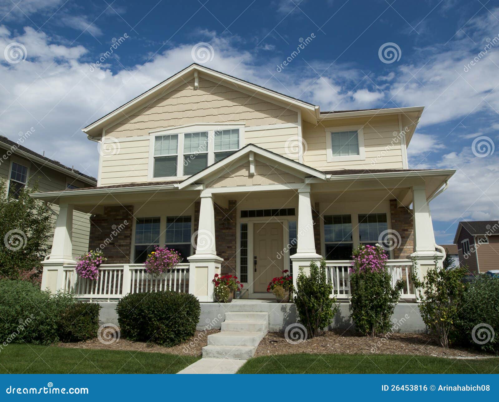 House stock photo. Image of luxurious, american, architecture - 26453816