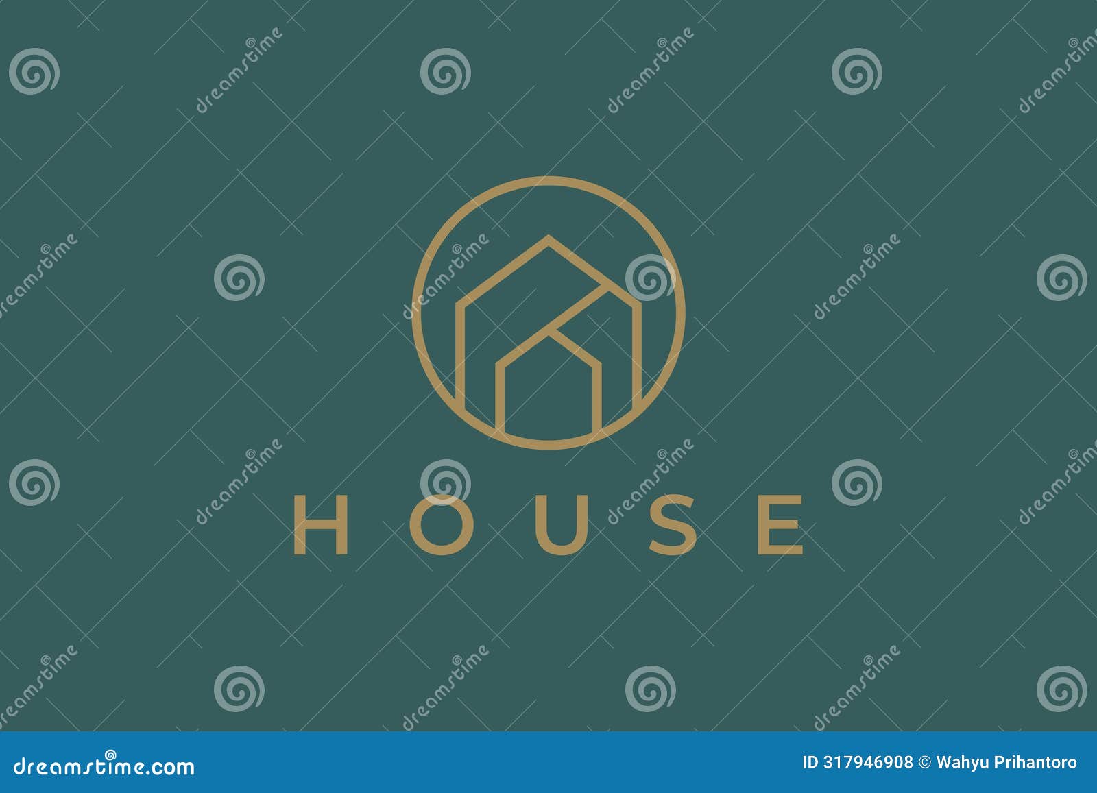 Minimalist Comfort House Real Estate Logo Stock Vector - Illustration ...