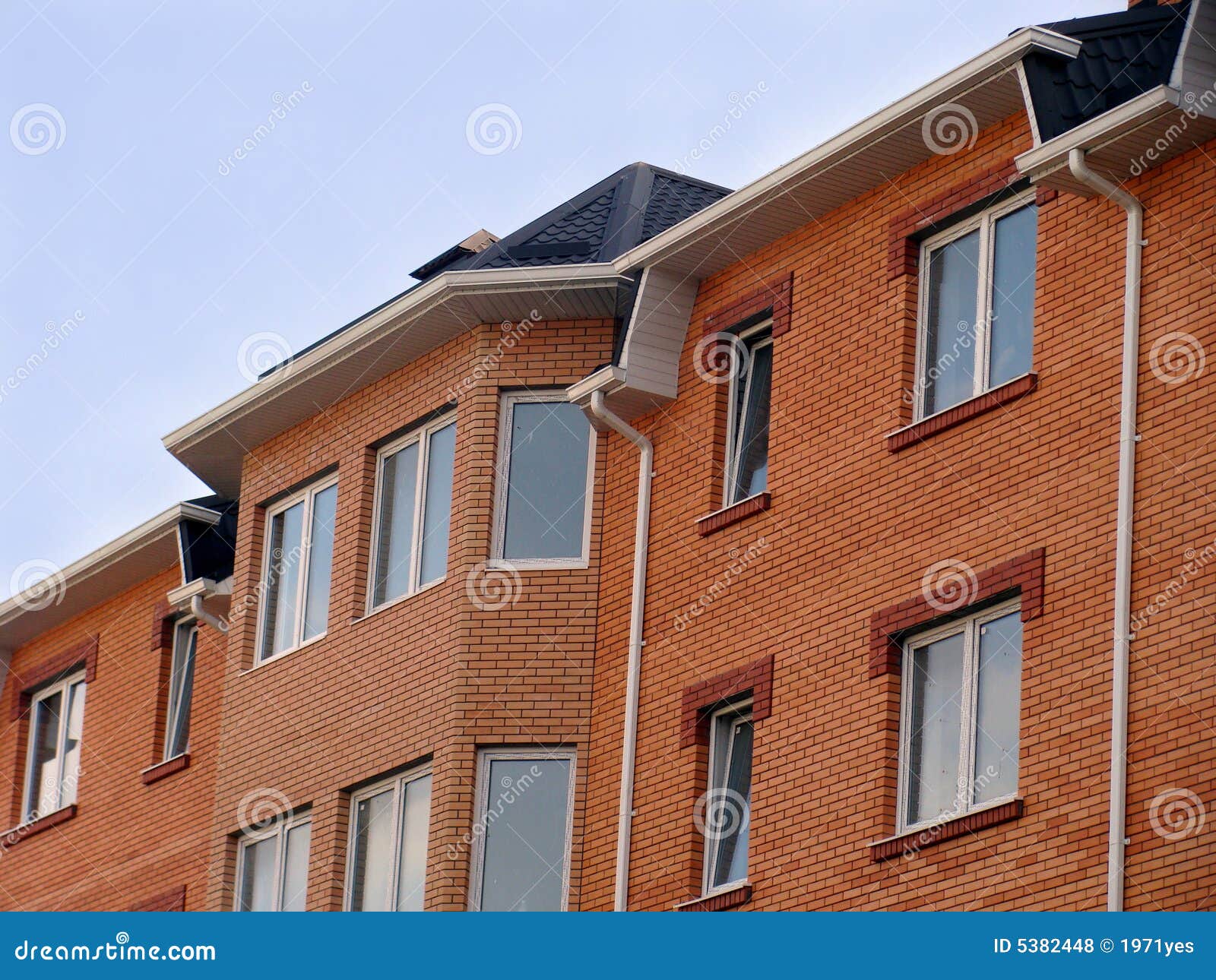 The house stock photo. Image of window, apartment, construction - 5382448