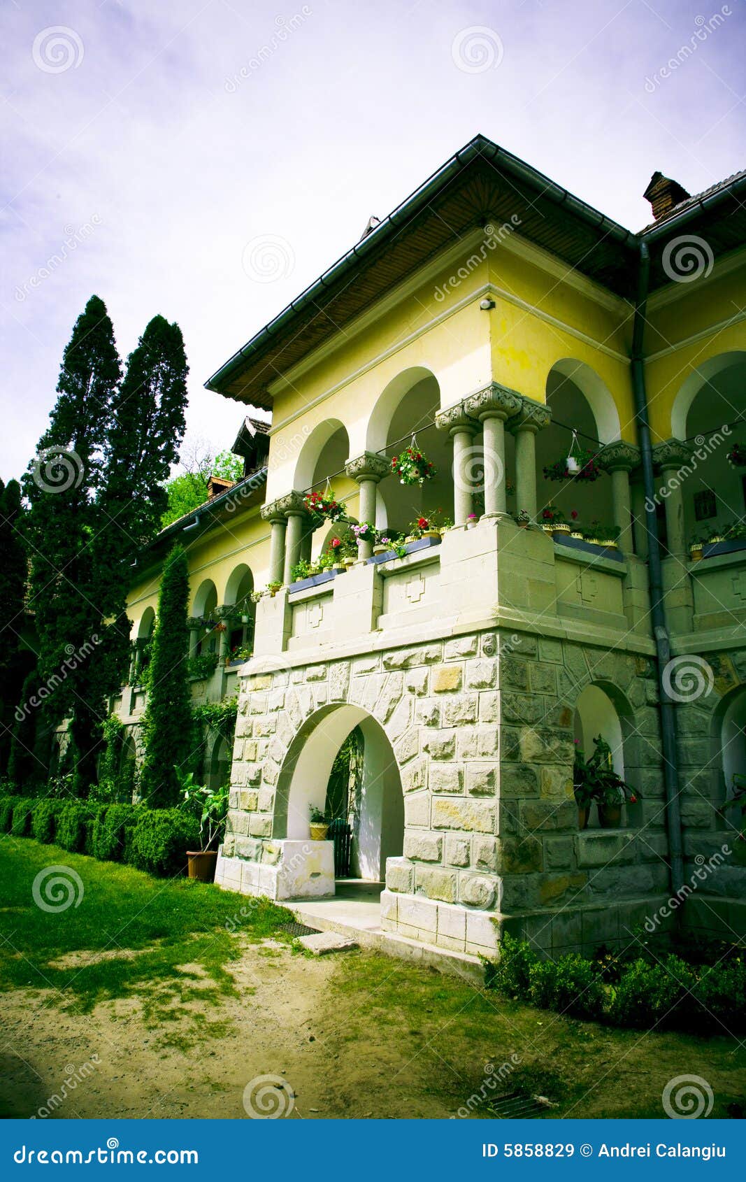 House stock image. Image of monastery, romanian, civil - 5858829