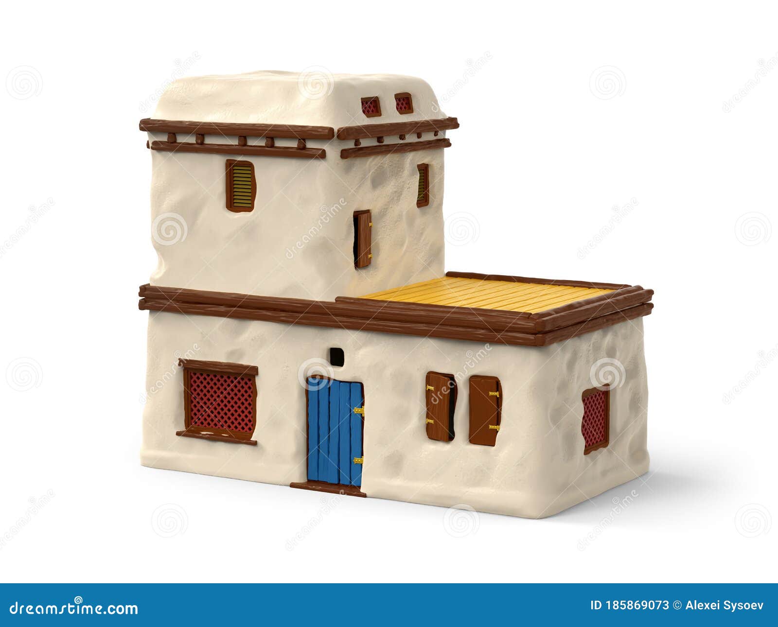 House adobe ancient greece stock illustration. Illustration of ancient ...