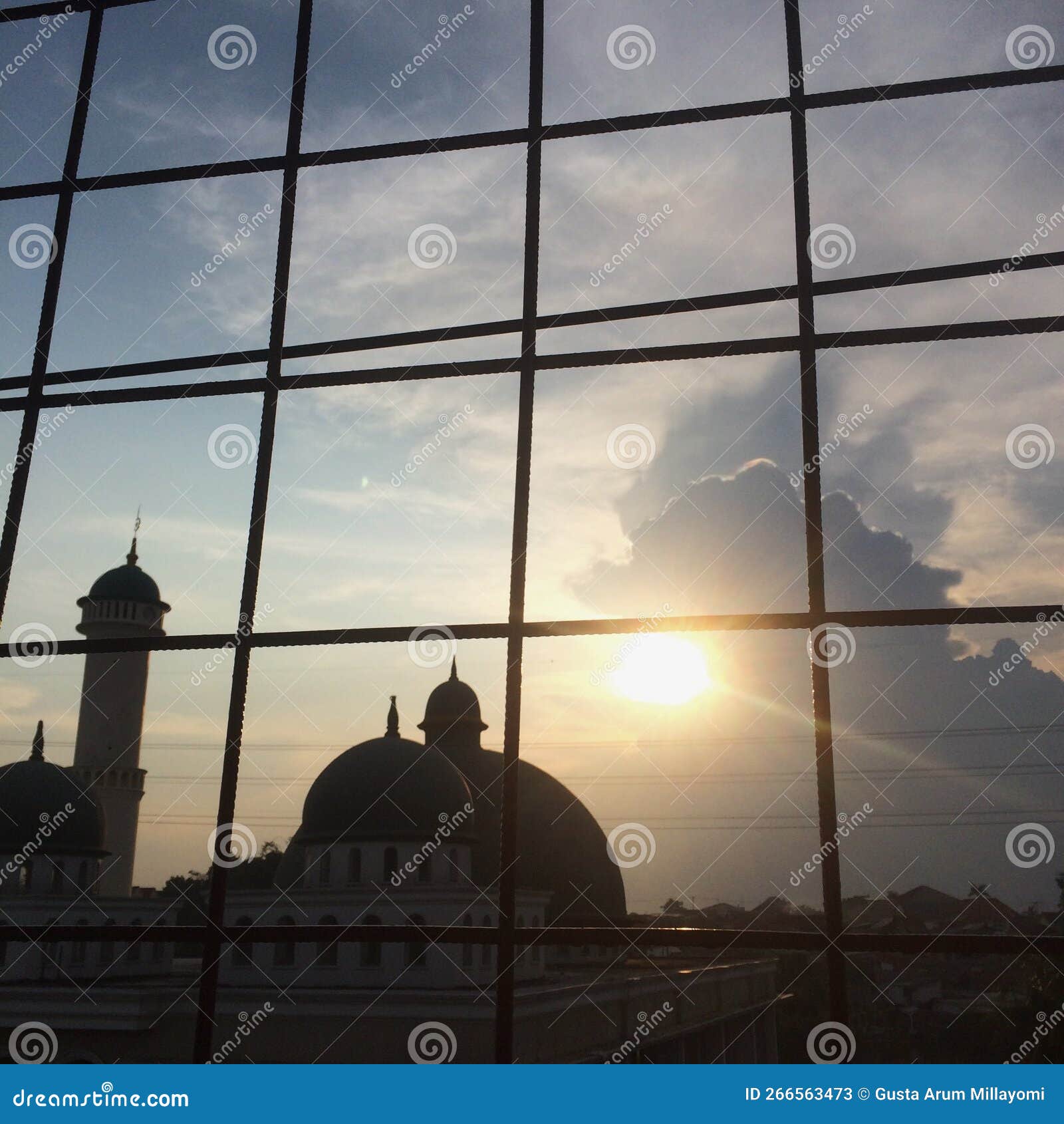 House of Allah mosque stock image. Image of mosque, evening - 266563473