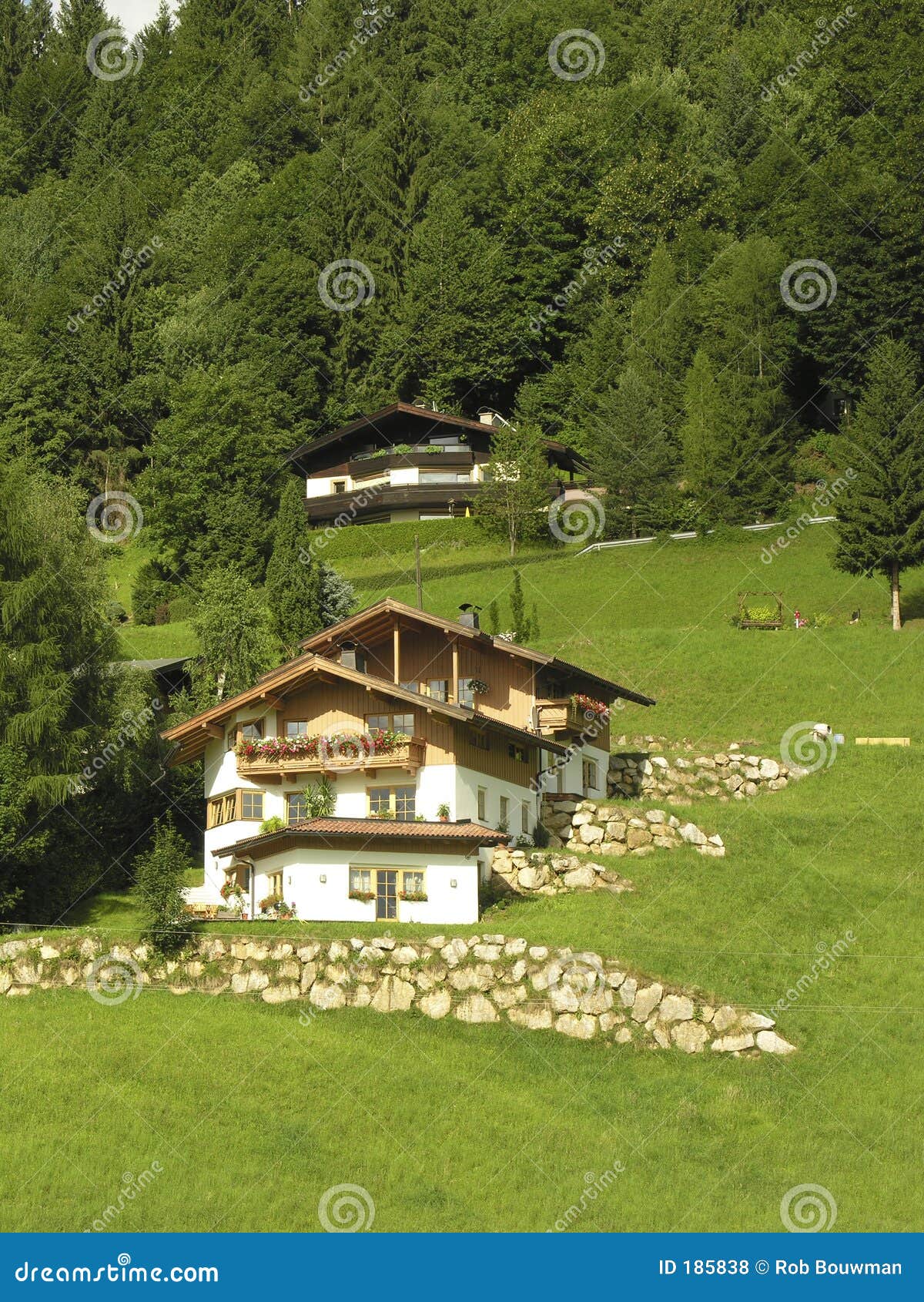 House in the alps stock photo. Image of guests, alpine - 185838