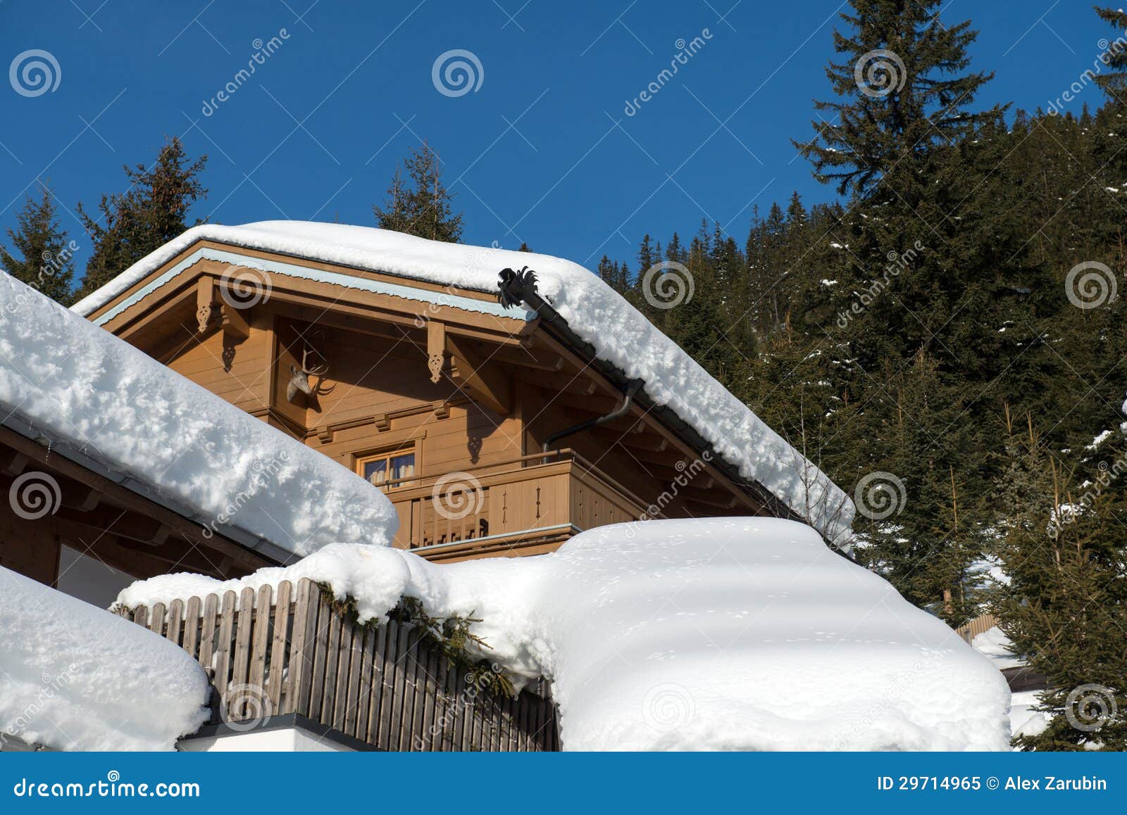 House in the Alps mountain stock image. Image of chalet - 29714965