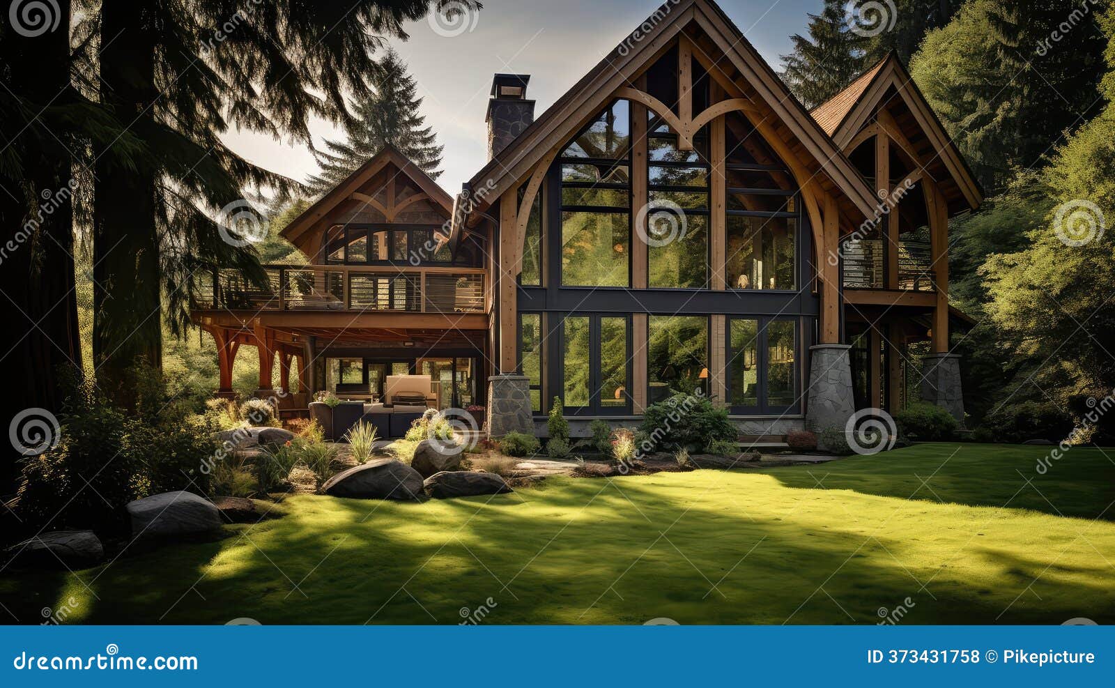 Timber Frame Architecture Royalty-Free Stock Photo | CartoonDealer.com ...