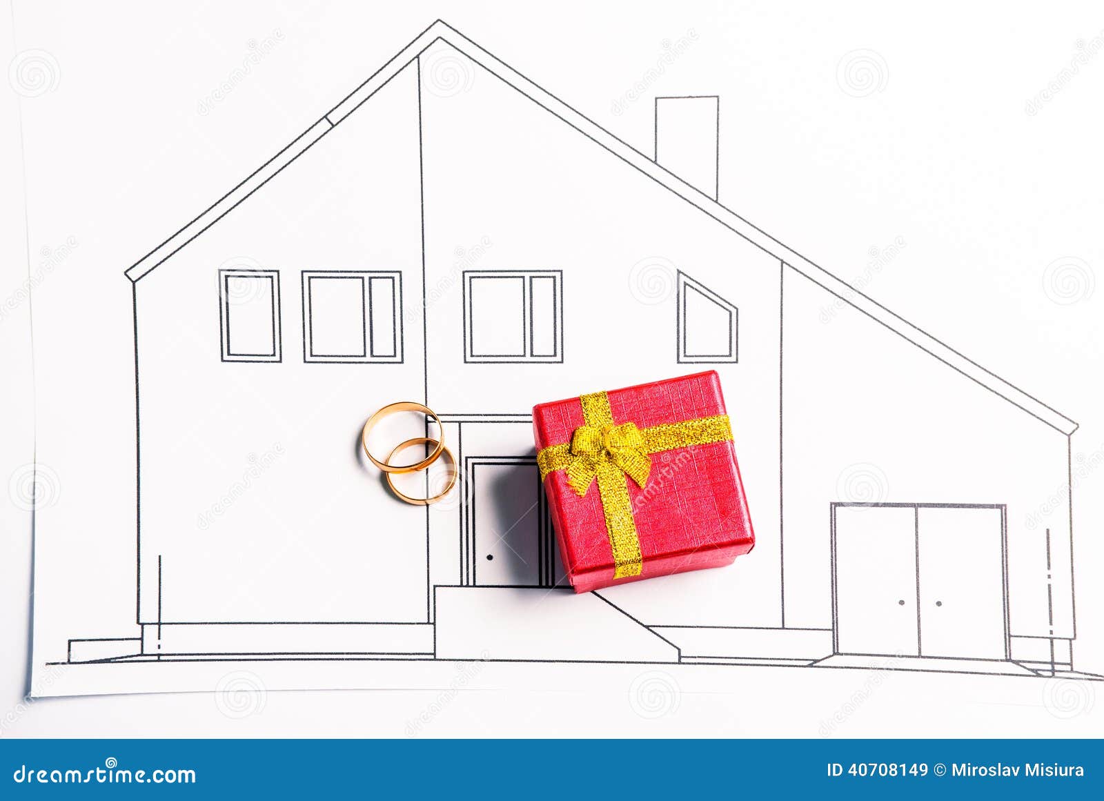 House as a gift stock image. Image of dating, buildings - 40708149
