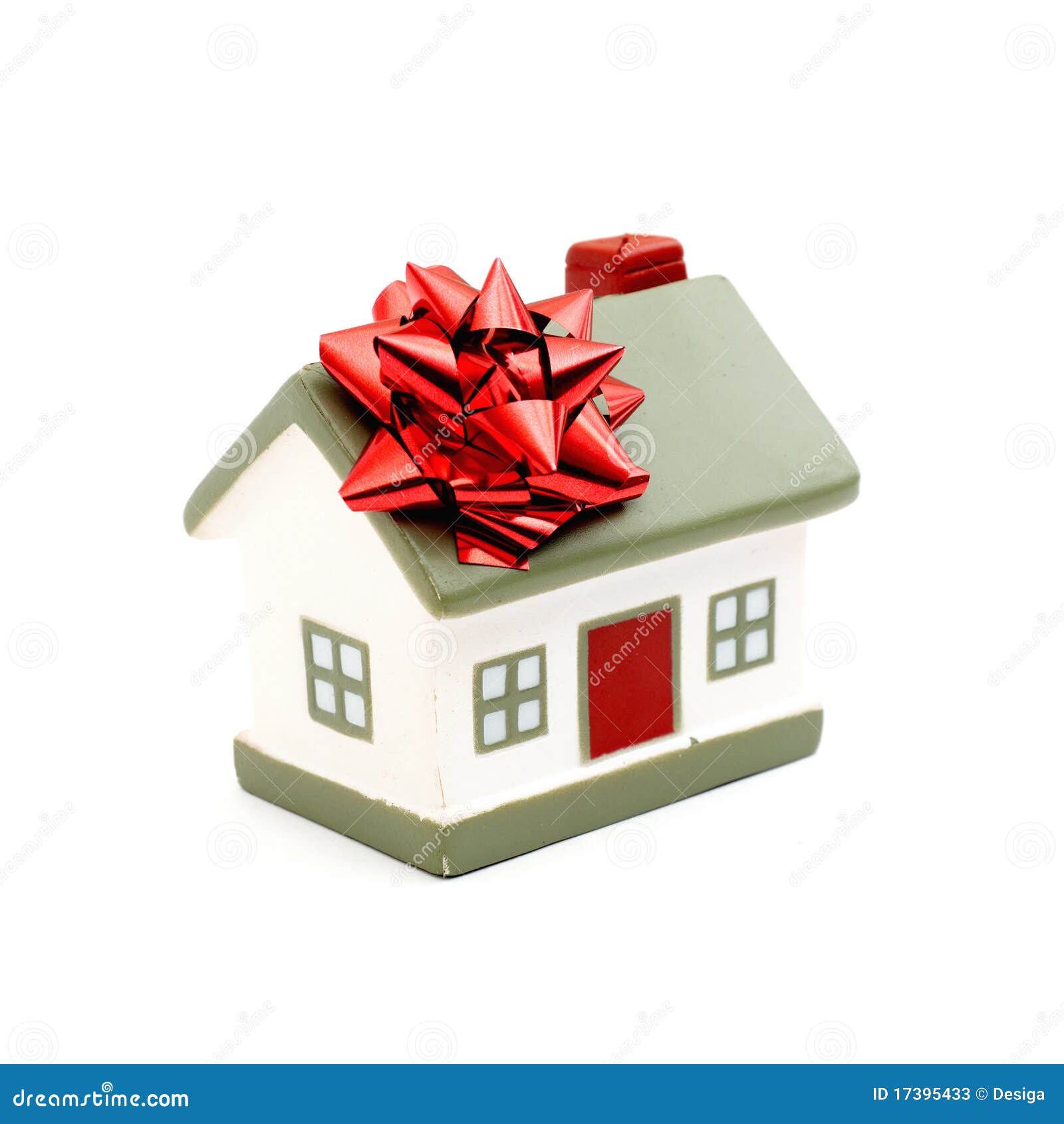 House as a gift for you stock image. Image of open, packaging - 17395433