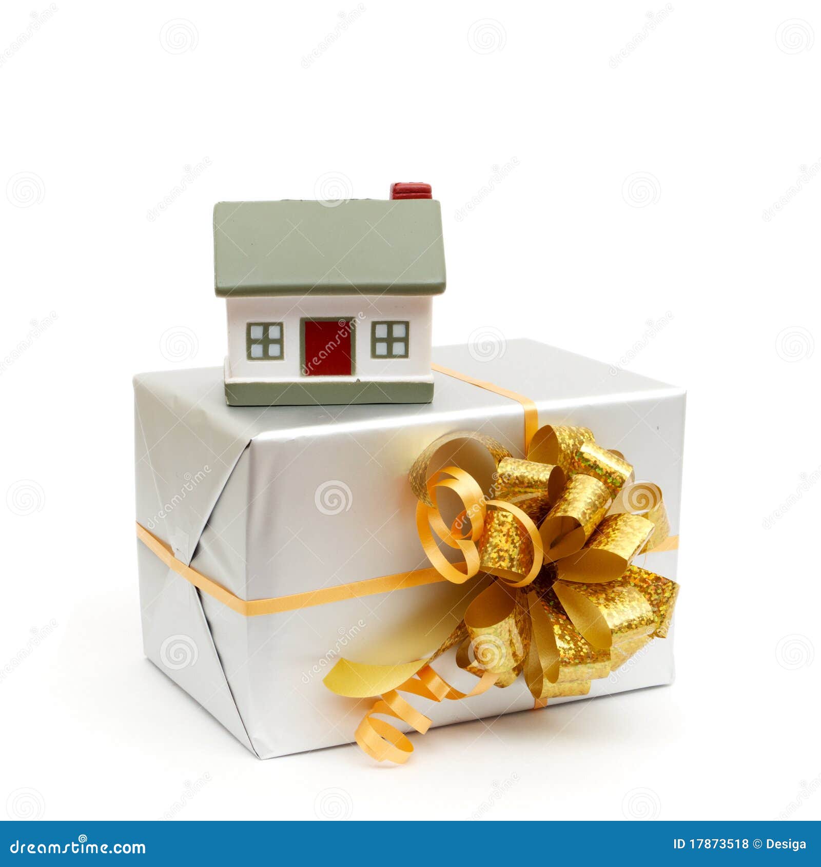 House as a gift for you stock photo. Image of mansion - 17873518