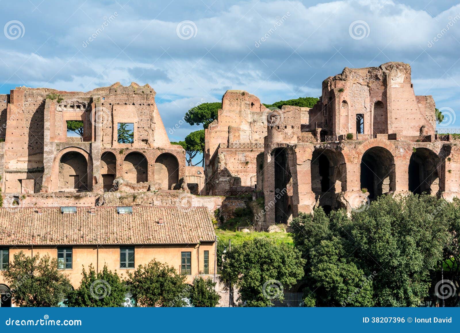 House of Augustus or Domus Augusti Stock Photo - Image of city, maximus ...