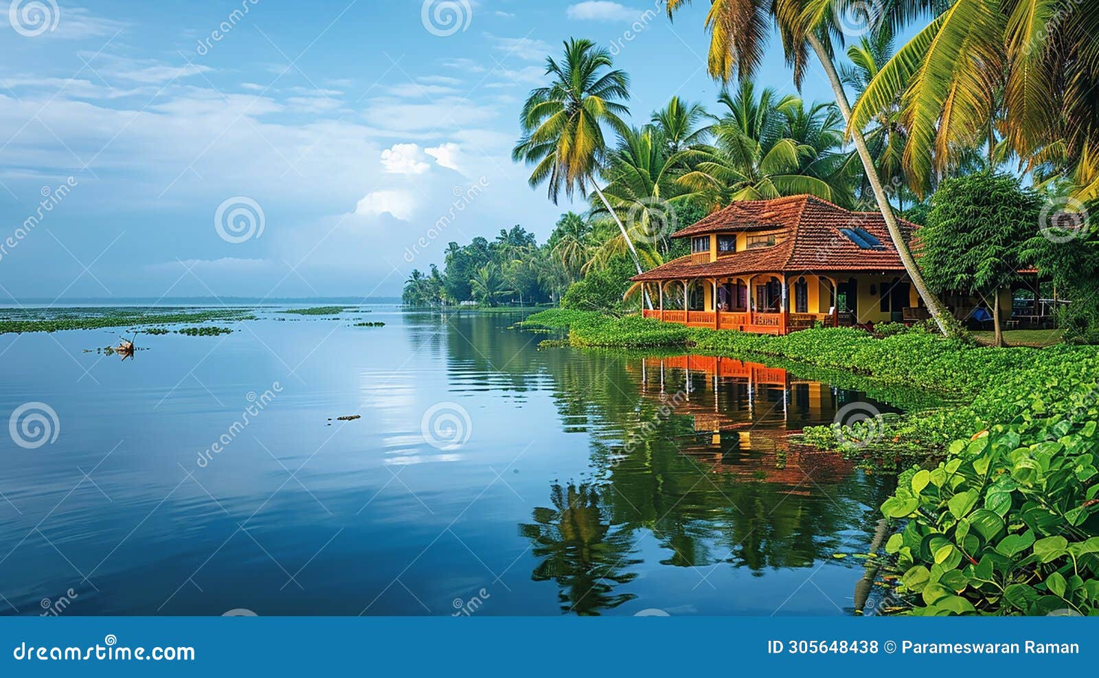 Kerala Canal Royalty-Free Stock Photography | CartoonDealer.com #305648375