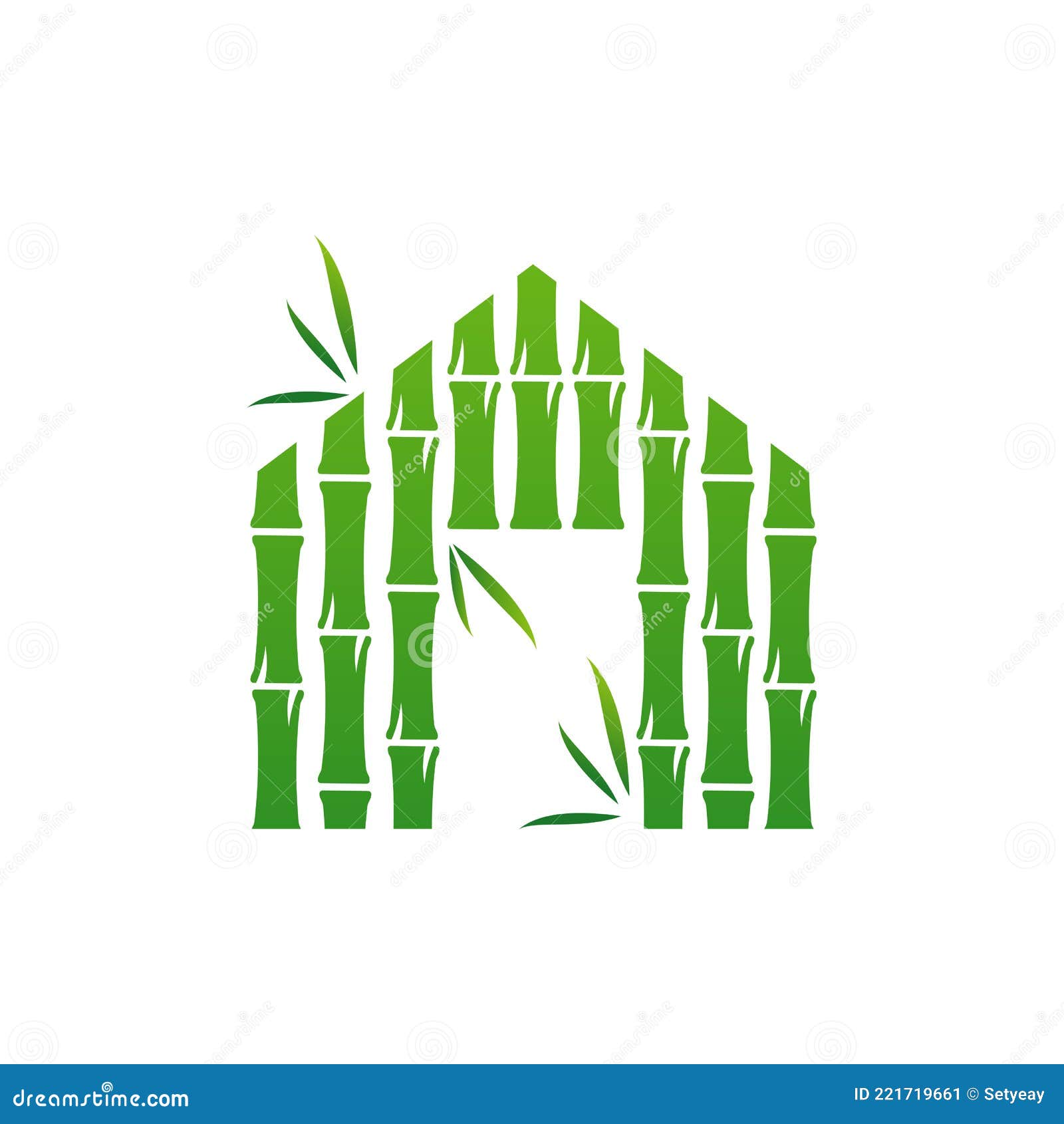 House Bamboo Logo Vector Template, Creative Bamboo Logo Design Concepts ...