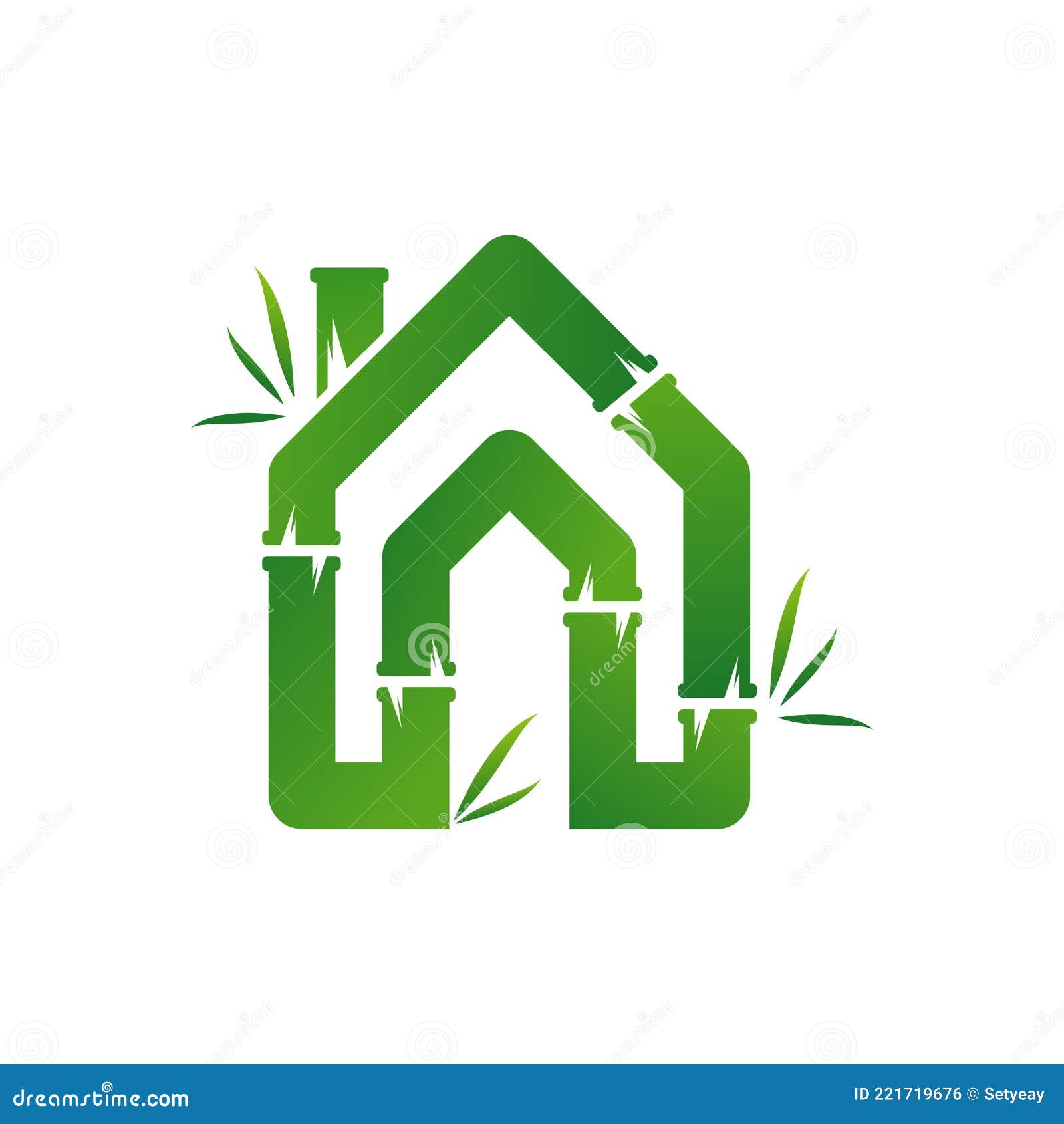 House Bamboo Logo Vector Template, Creative Bamboo Logo Design Concepts ...