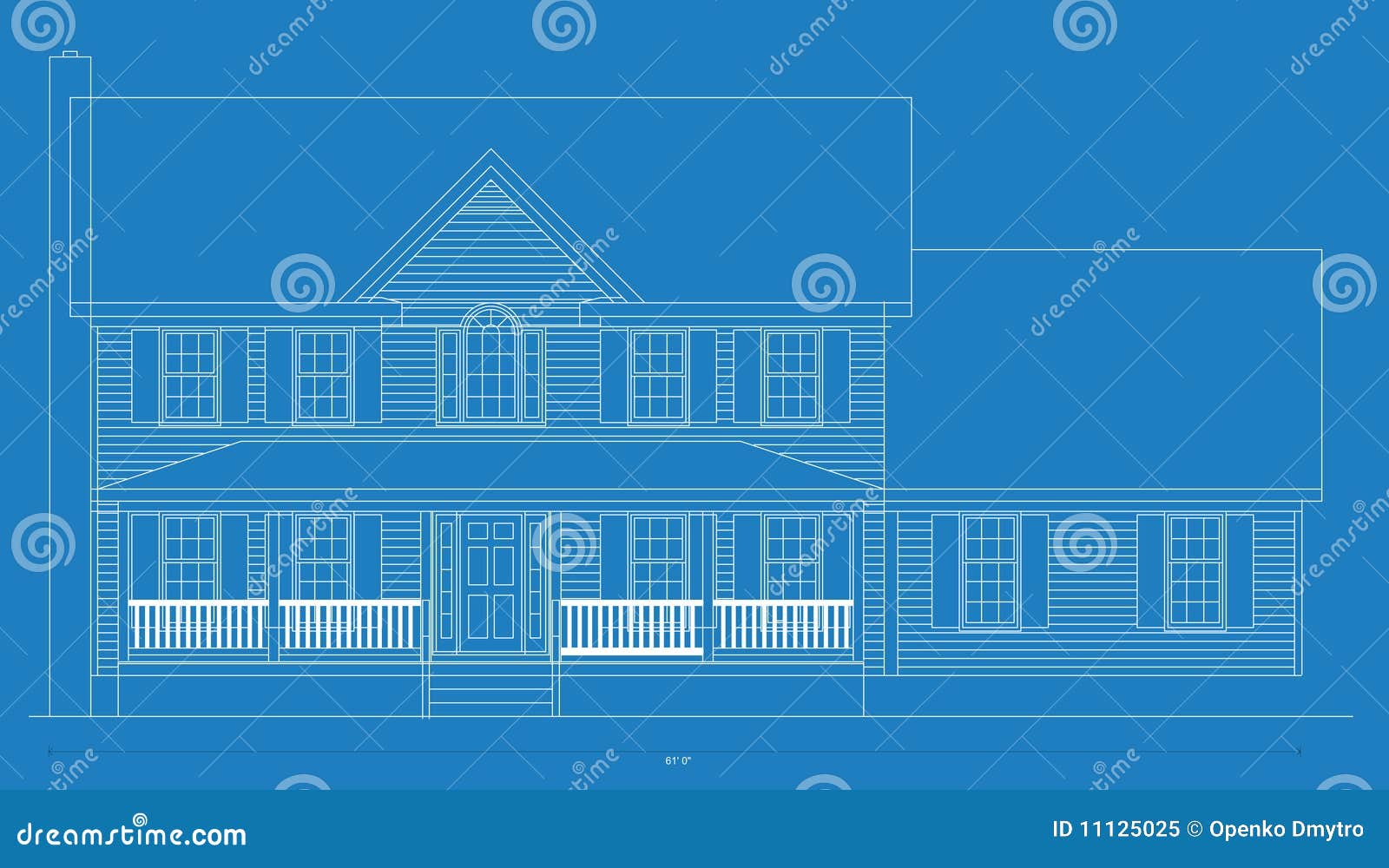 House blueprint stock vector. Illustration of domestic - 11125025