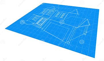 House Blueprint Drawing stock vector. Illustration of blueprint - 71498295