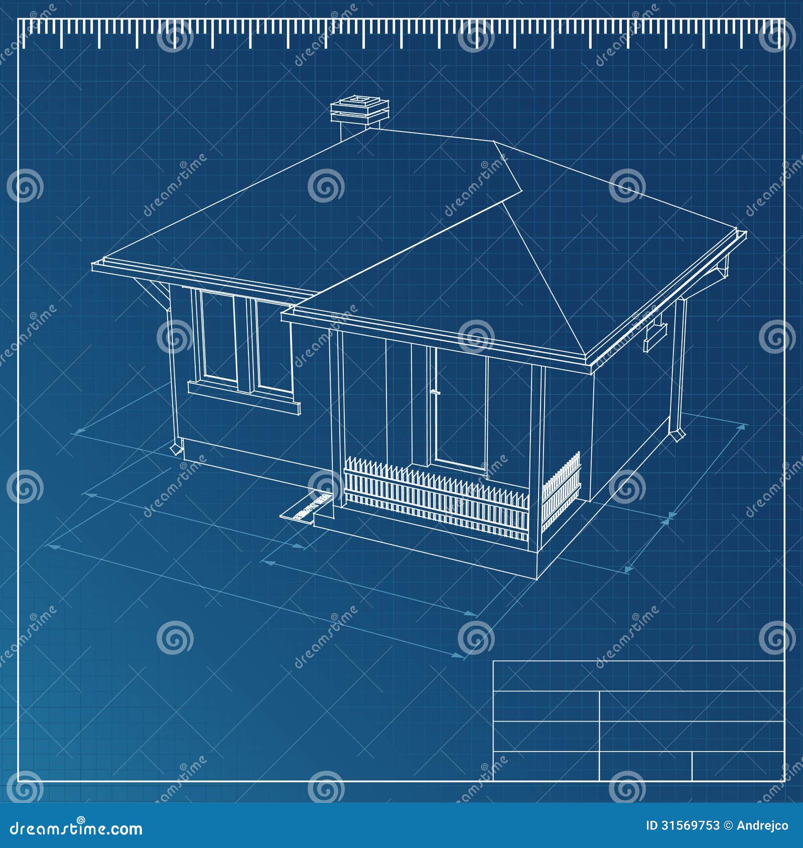 House Blueprint stock vector. Illustration of design - 31569753