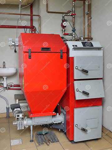 House boiler room stock image. Image of piping, chamber - 19220793