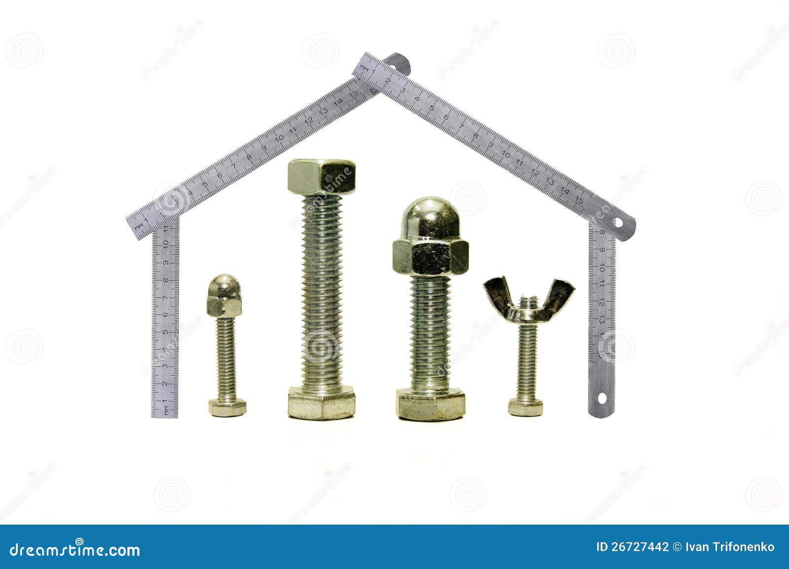 House bolts stock photo. Image of bolt, mortgage, construction - 26727442