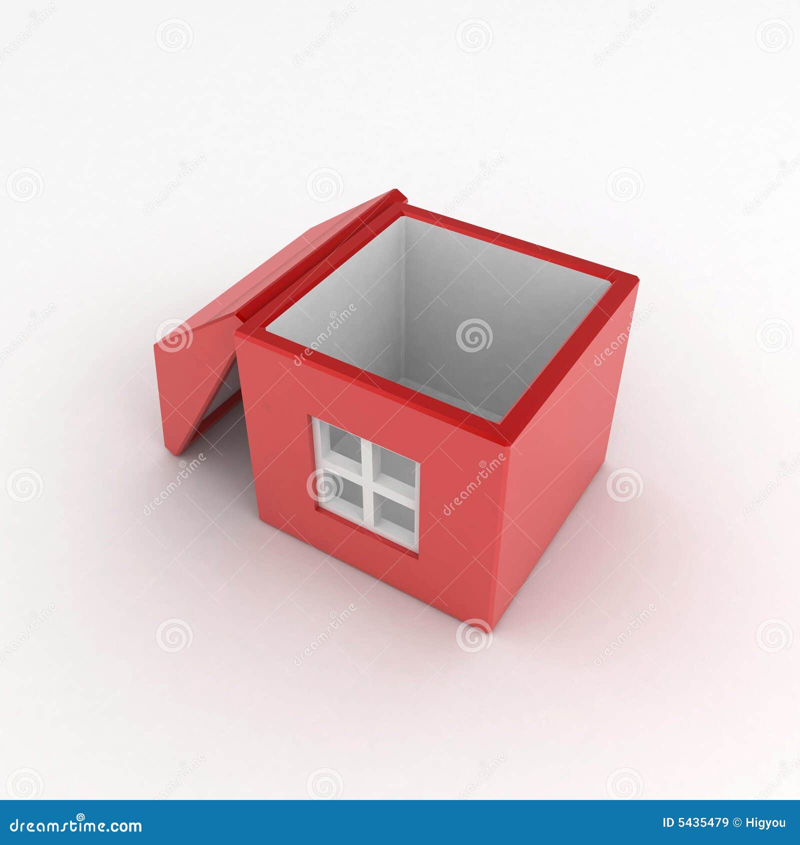 House Box stock illustration. Illustration of goods, insides - 5435479
