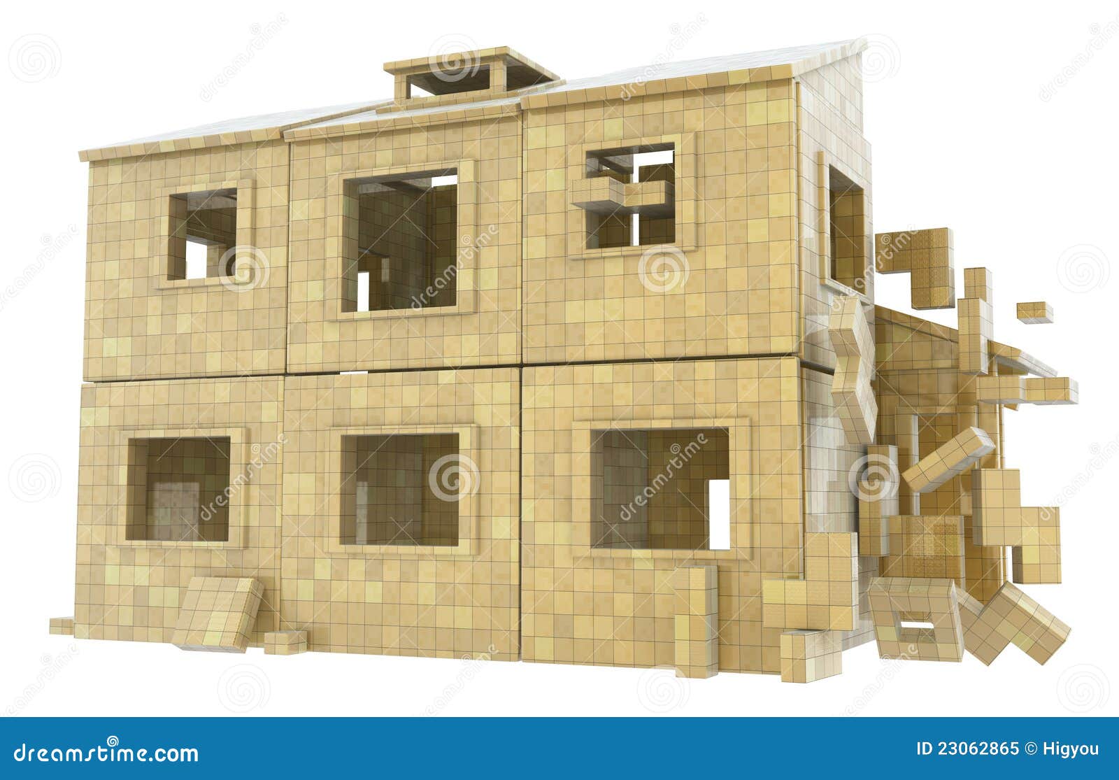 House Build Abstract stock illustration. Illustration of build - 23062865
