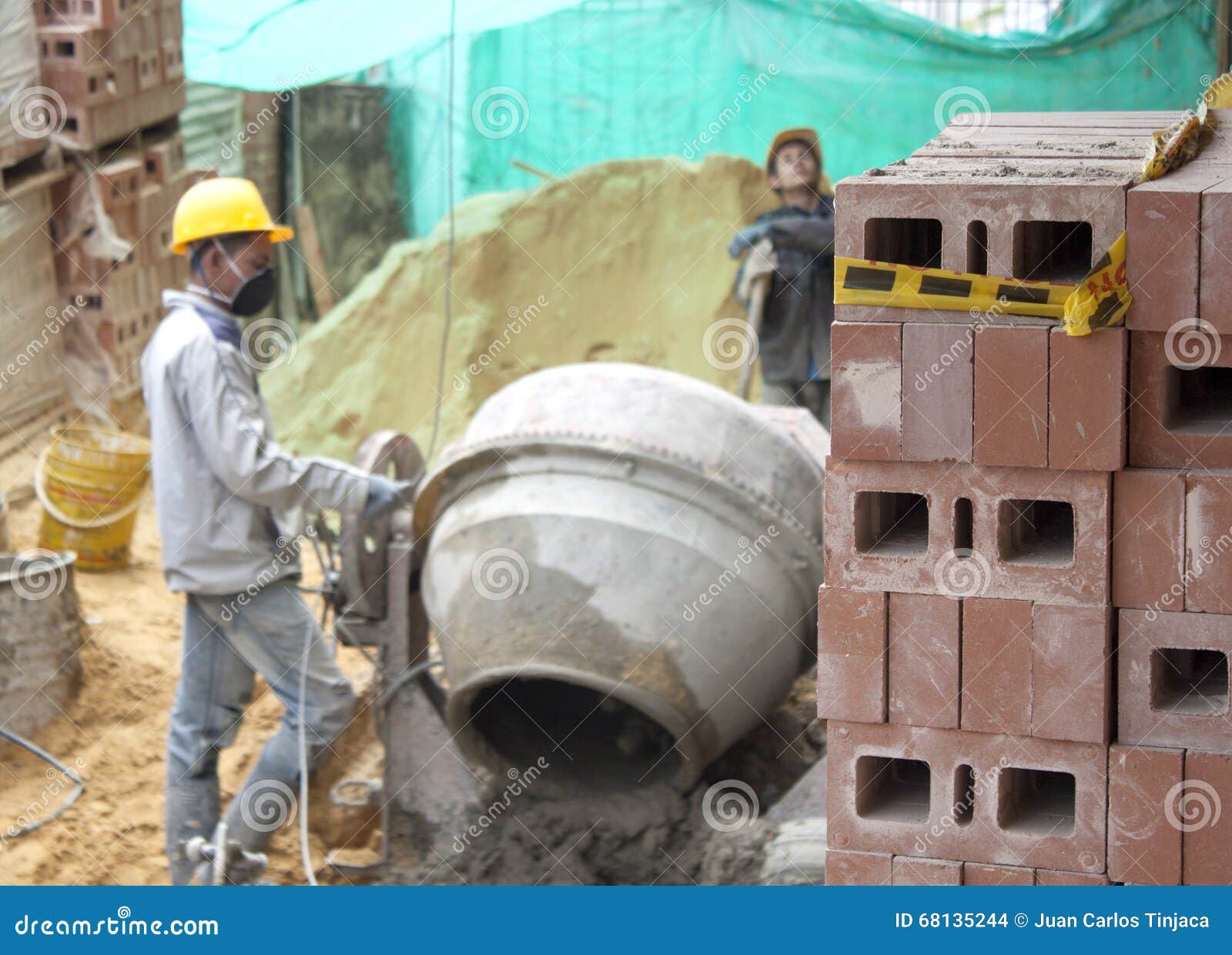 House Builder (bricklayer) at Work Stock Photo - Image of house, look ...