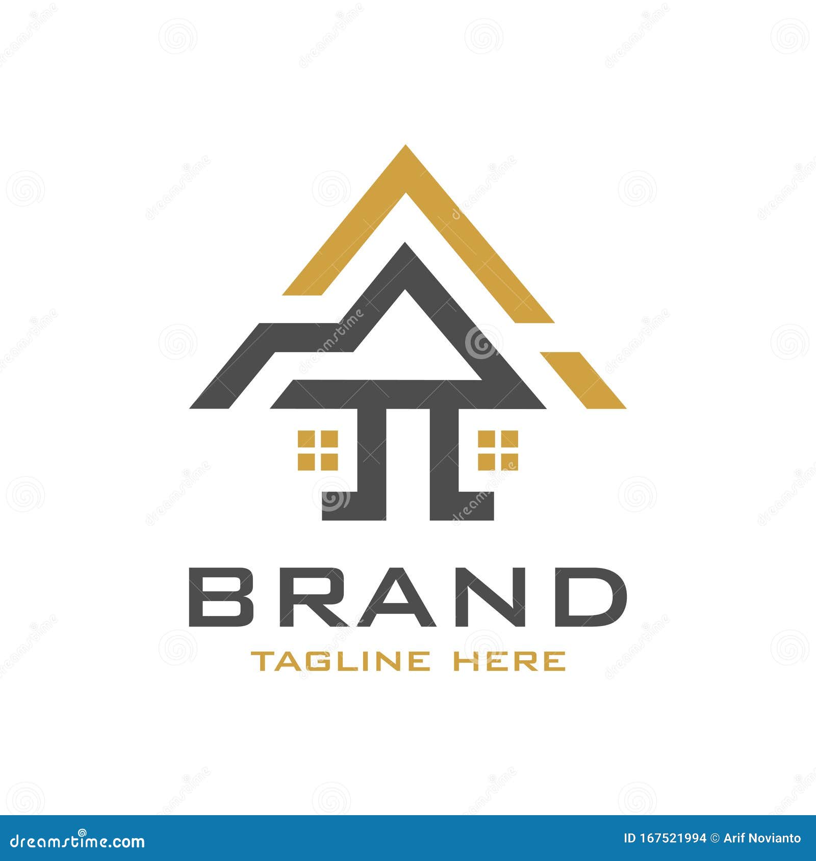 House building logo design stock vector. Illustration of creative ...