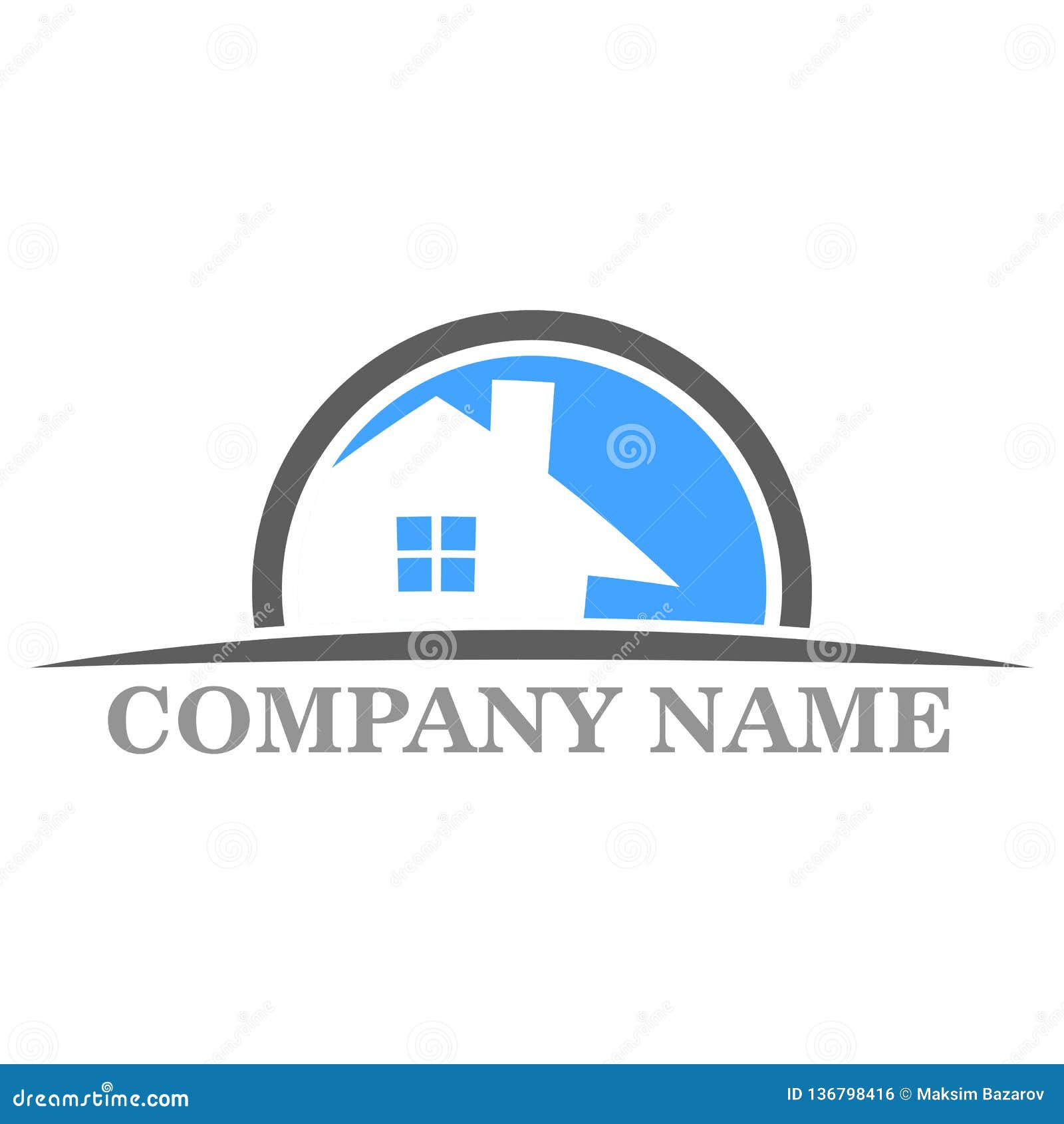 House building logo design stock vector. Illustration of home - 136798416