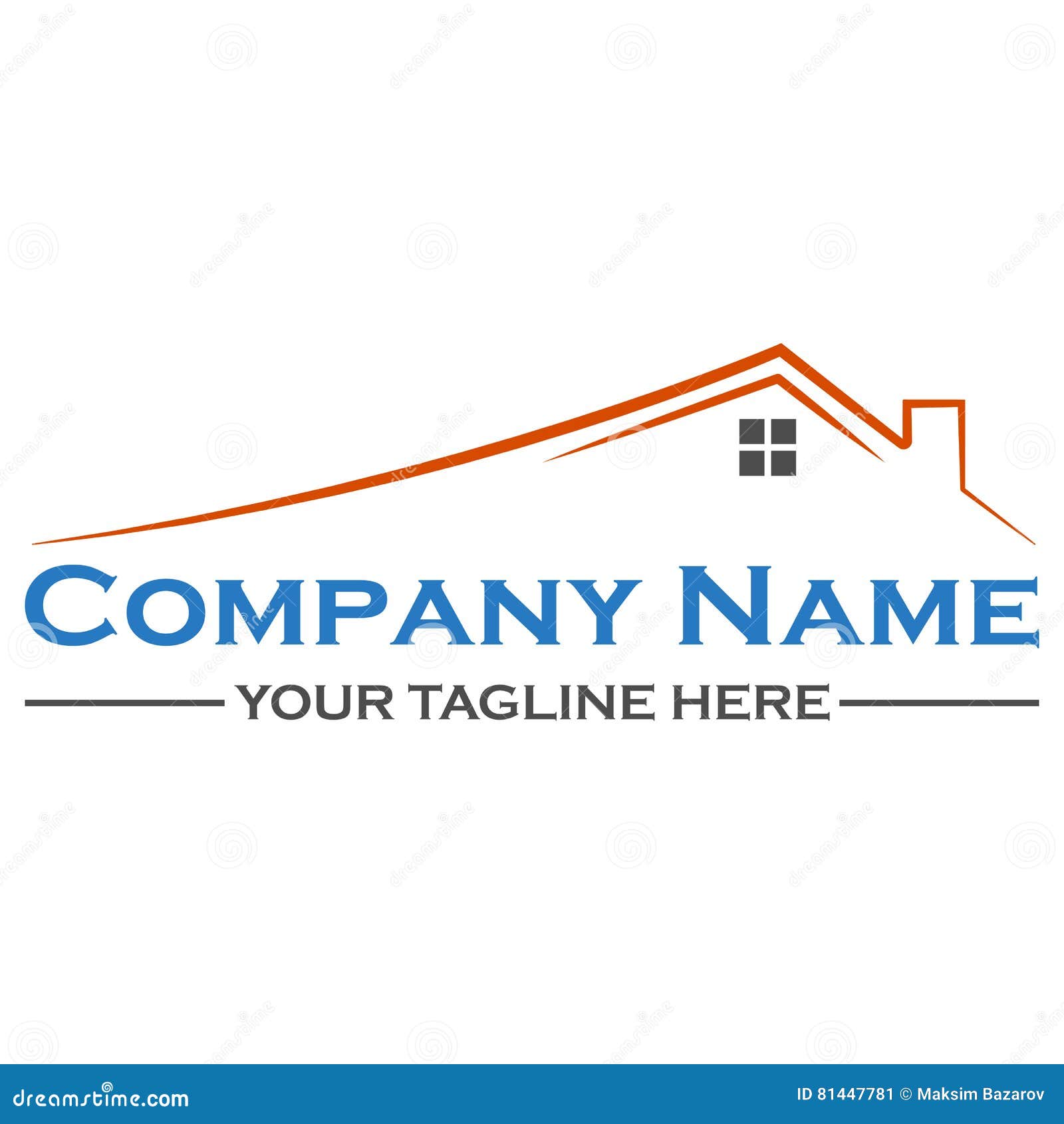 House building logo design stock vector. Illustration of place - 81447781