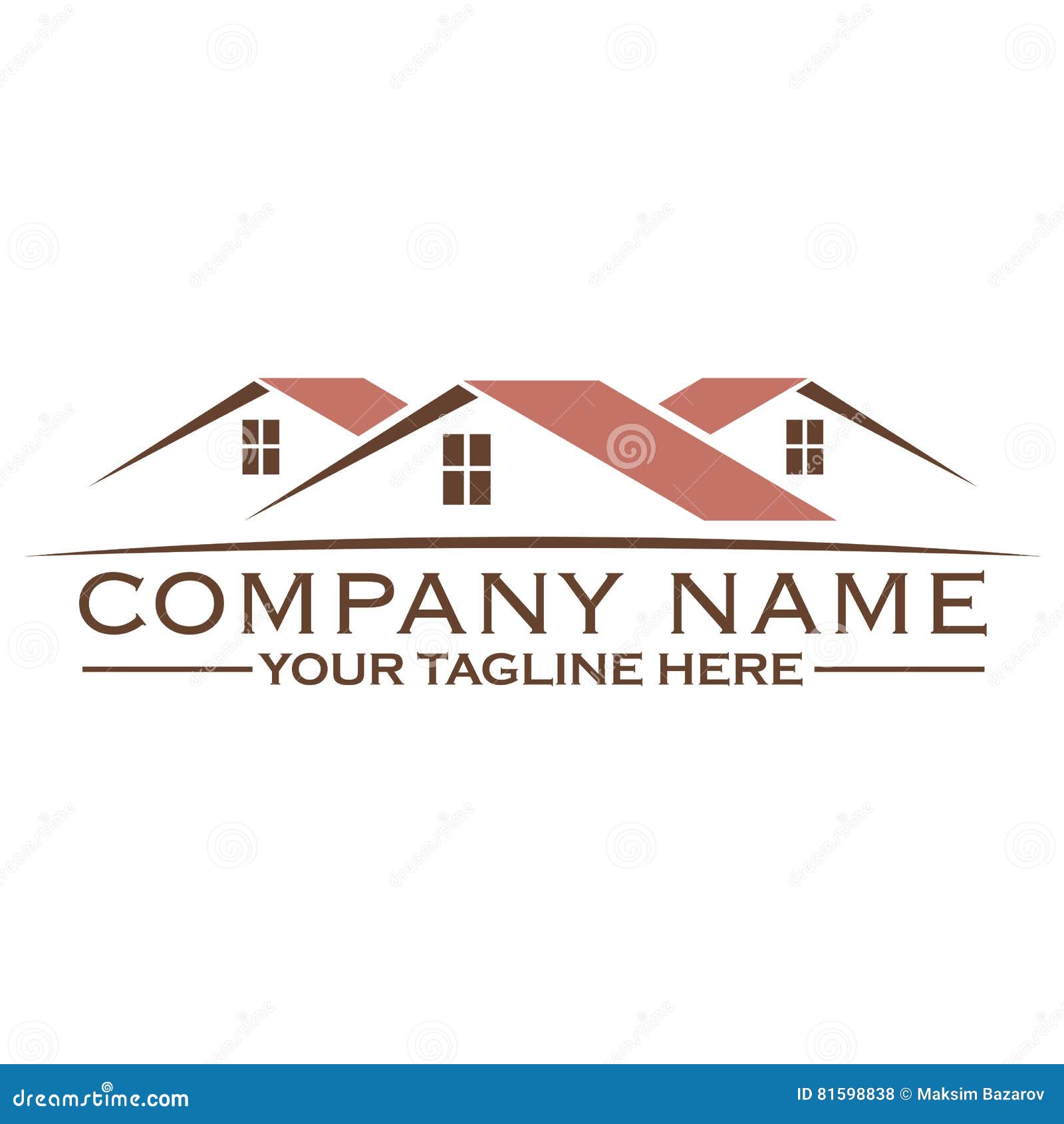 House building logo design stock vector. Illustration of building ...