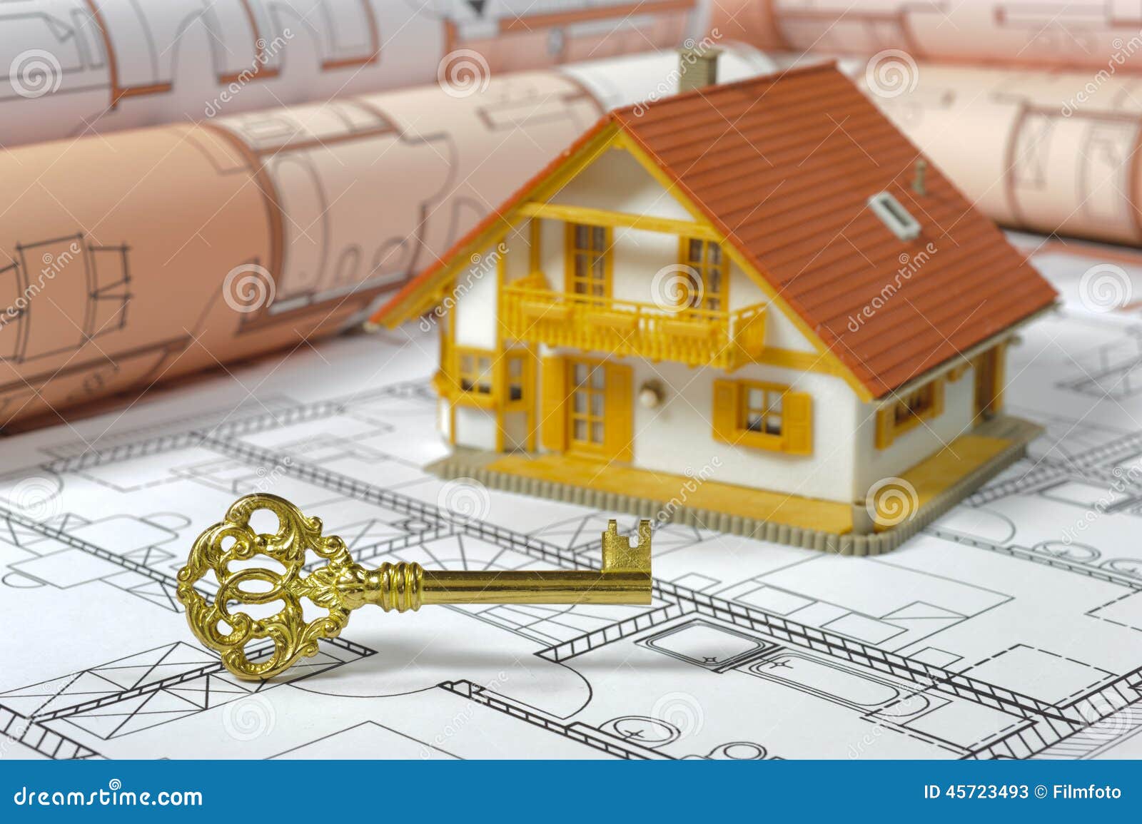 House building stock image. Image of keys, concept, construction - 45723493