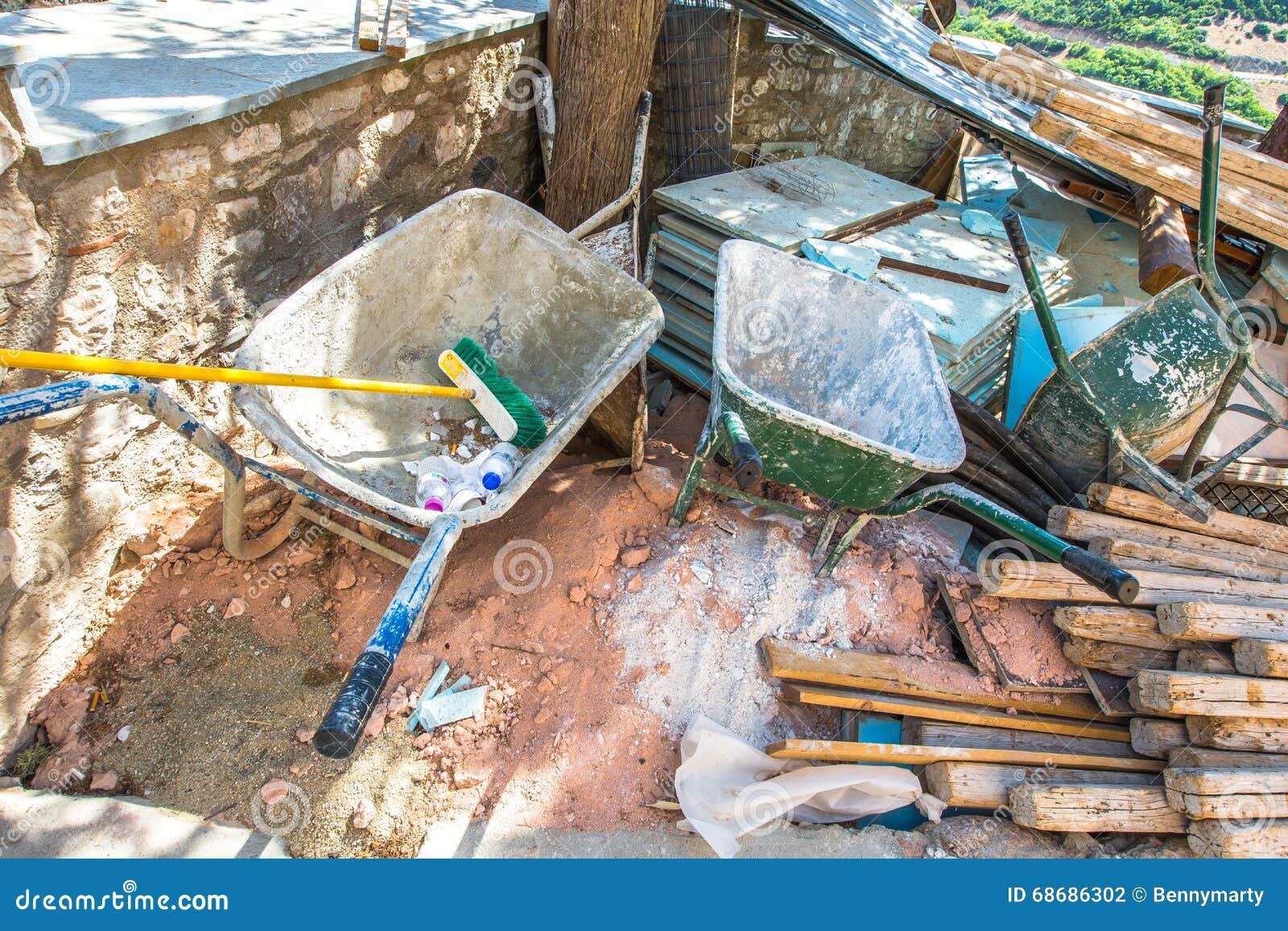 House building tools stock photo. Image of site, contraction - 68686302