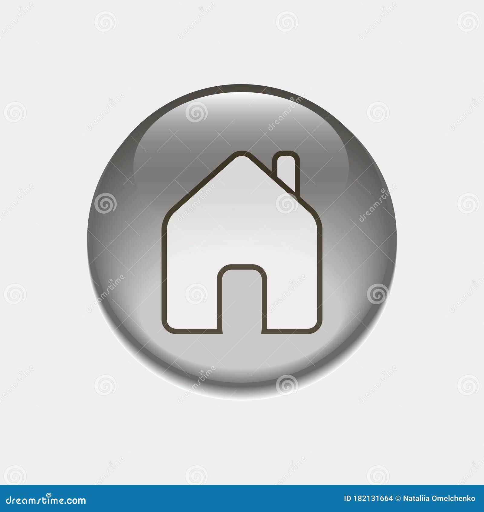 Home Button Icon White
