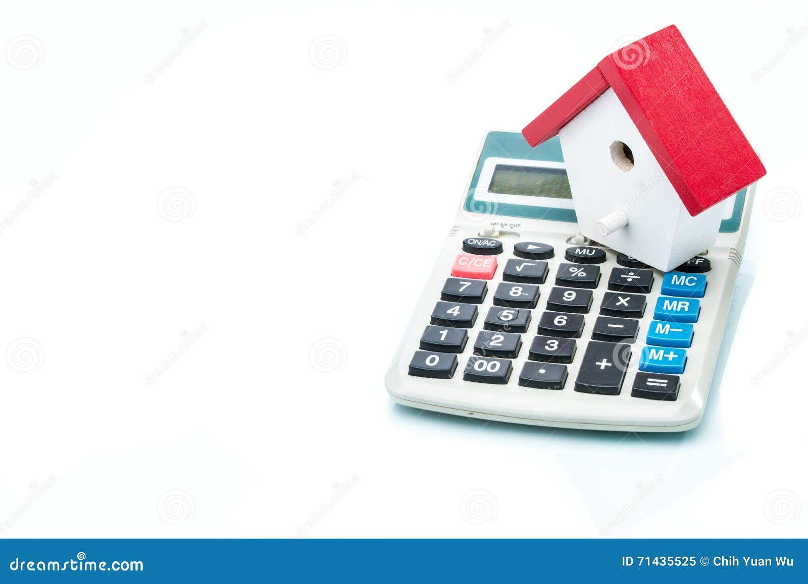 House on Calculator, Mortgage Calculator Stock Image - Image of craft ...