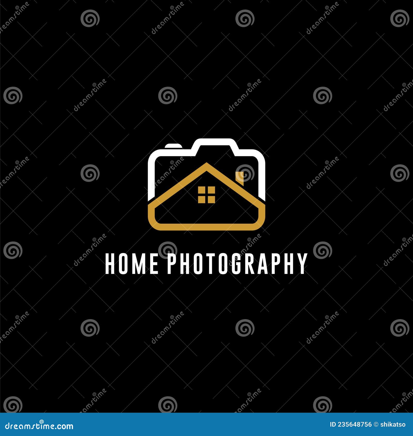 House and Camera Icon Abstract Logo Stock Vector - Illustration of ...