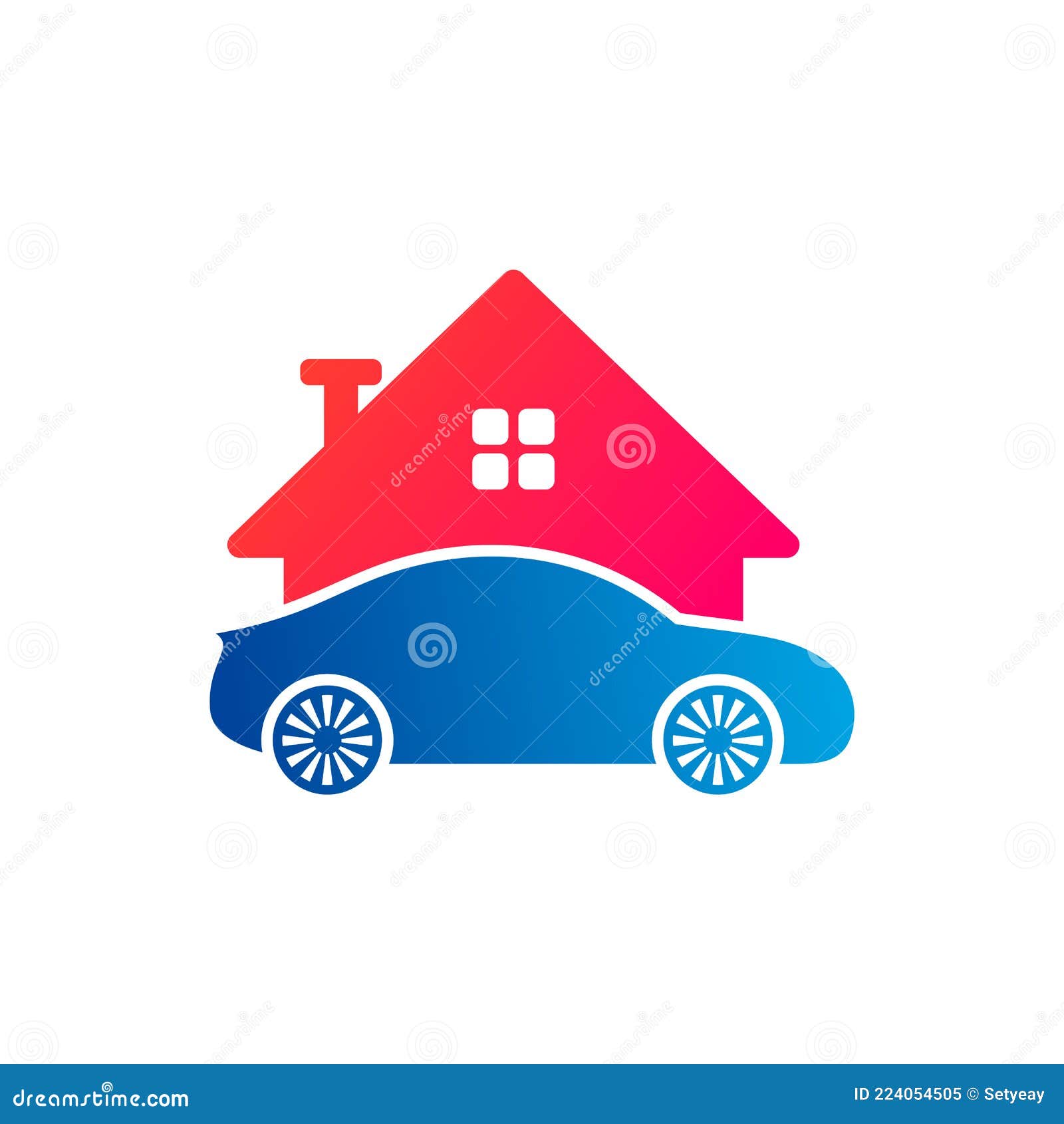 House Car Logo Vector Template, Creative Car Logo Design Concepts Stock ...