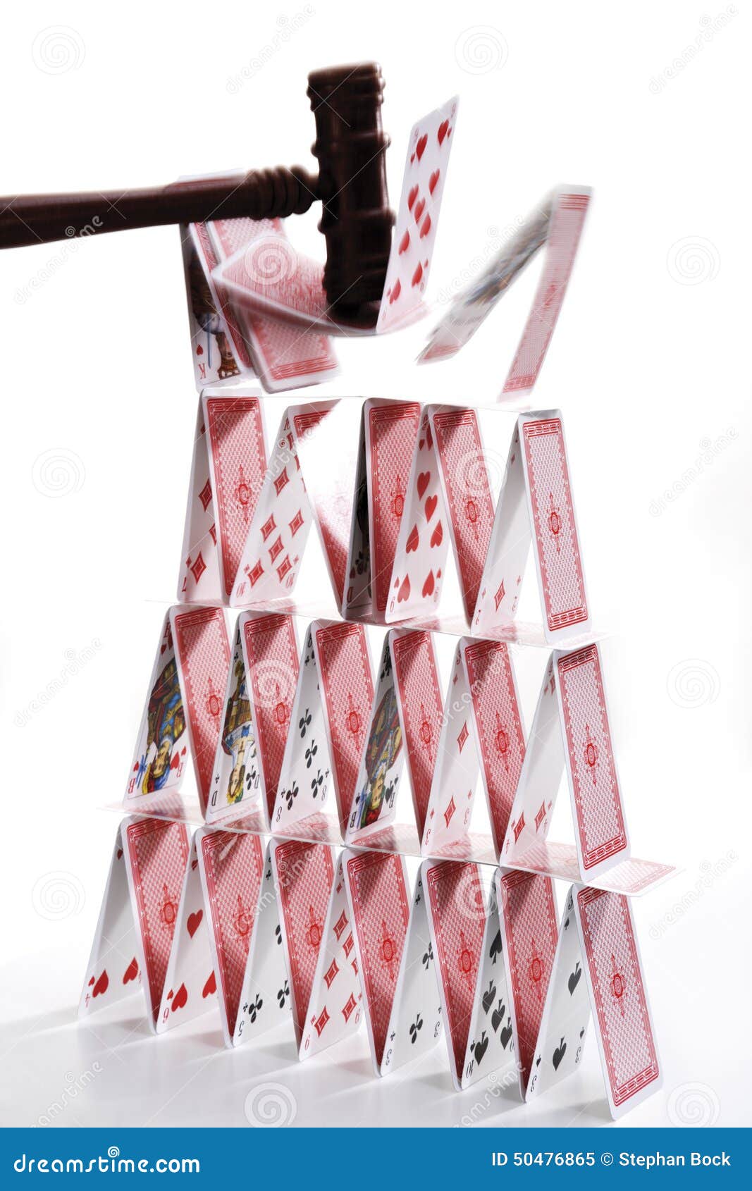 EU House Of Cards On The Brink To Collapse Stock Photography ...