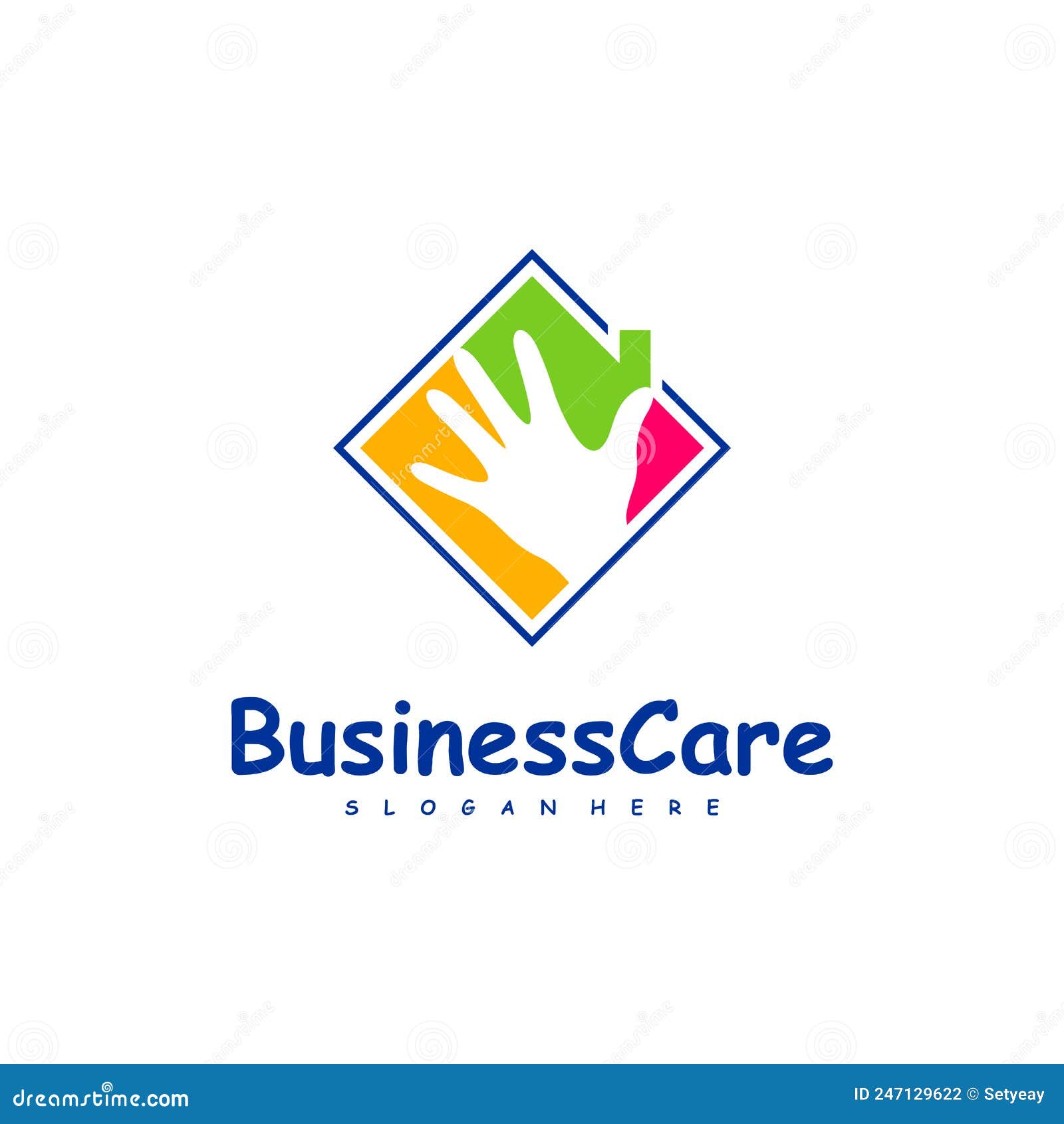House Care Logo Design Vector. Icon Symbol Stock Illustration ...