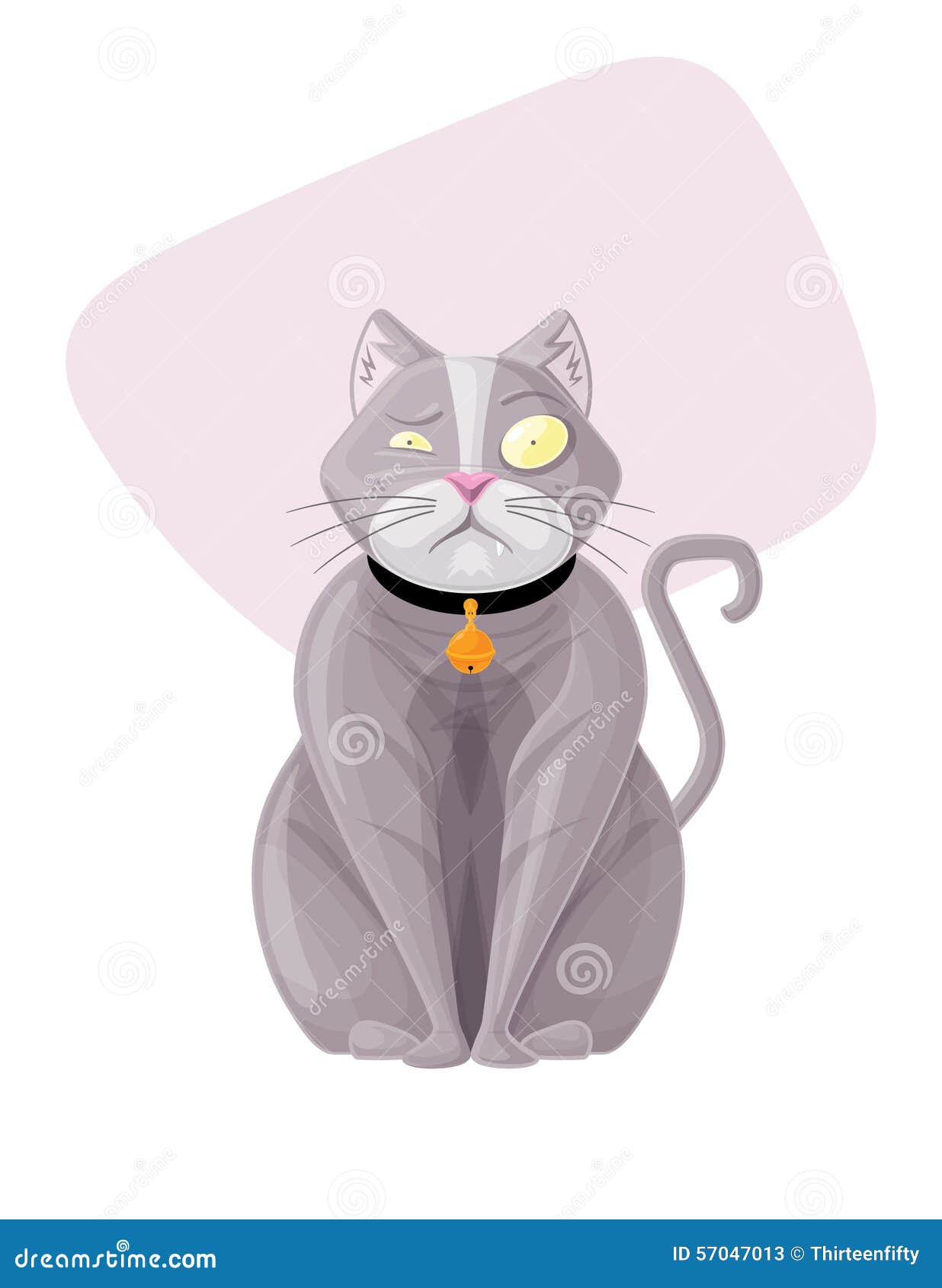 House Cat stock vector. Illustration of cute, animal - 57047013