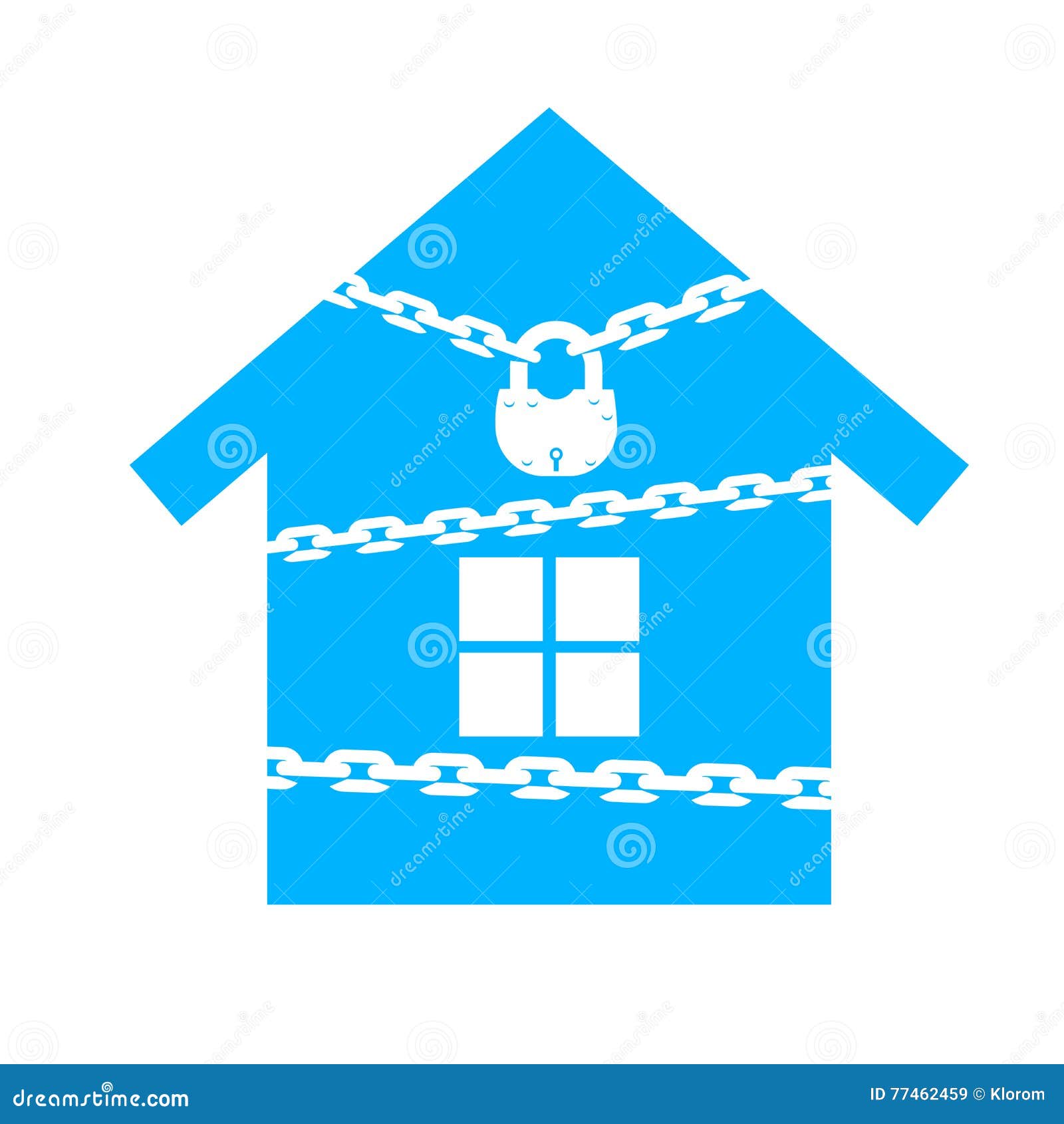Chains And Lock Stock Illustration | CartoonDealer.com #7946347