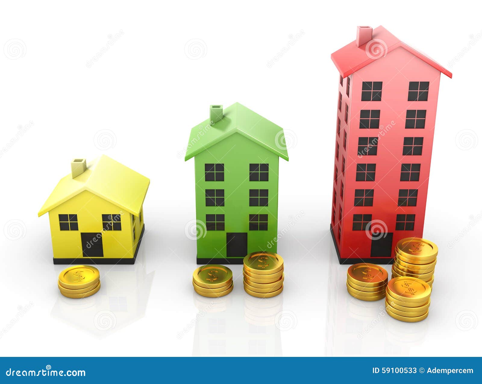 House chart stock illustration. Illustration of green - 59100533