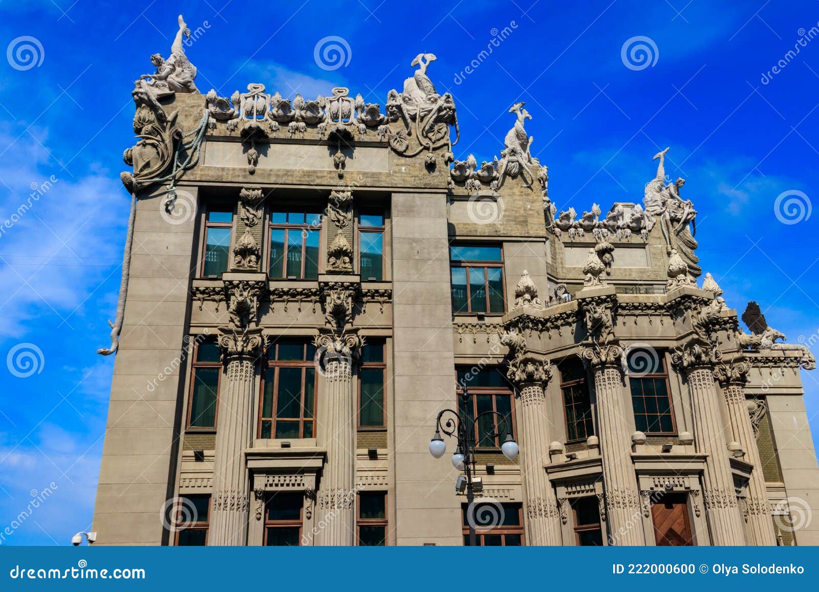 House with Chimaeras or Horodecki House in Kiev, Ukraine Stock Photo ...