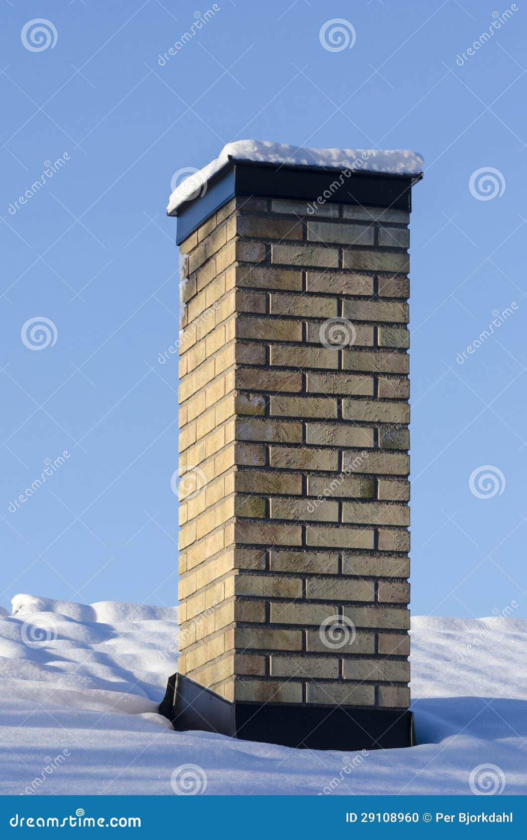 House chimney wintertime stock photo. Image of erected - 29108960