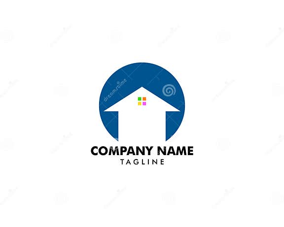 House circle logo stock vector. Illustration of architecture - 142970557