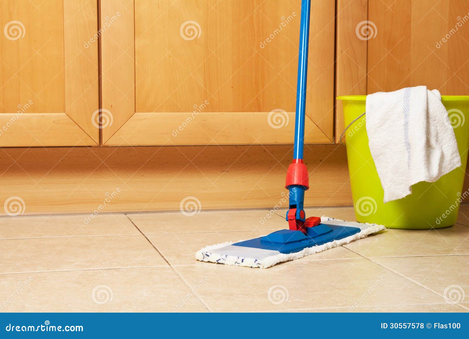 House Cleaning with the Mop Stock Photo - Image of hygiene, dust: 30557578