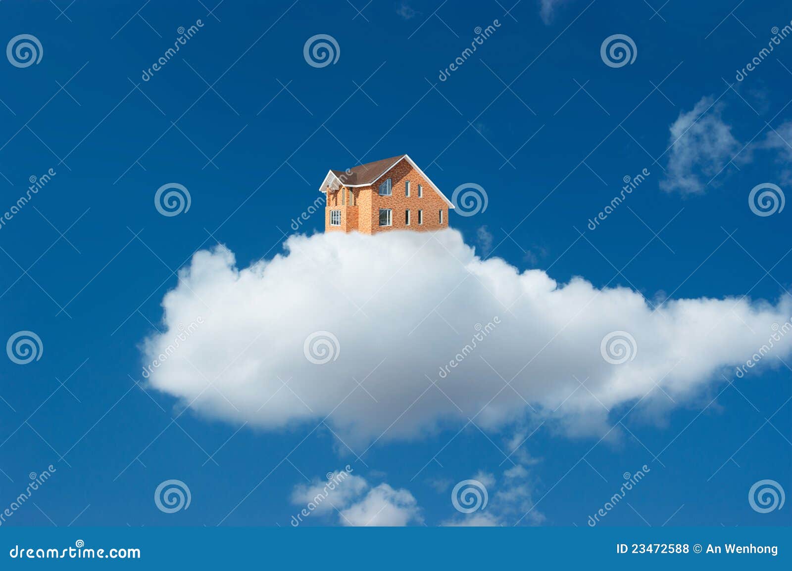 House clouds stock photo. Image of habitation, economy - 23472588