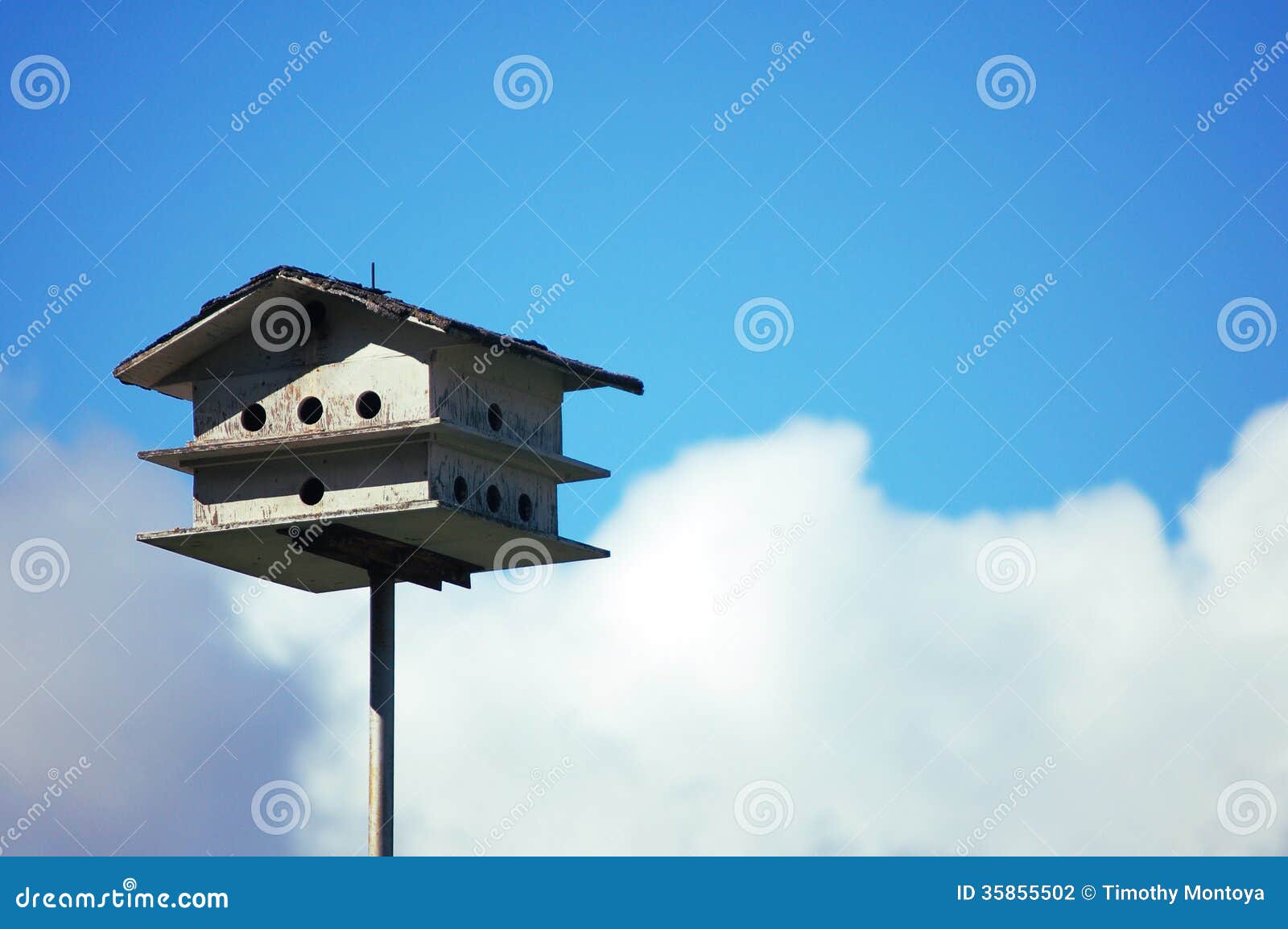 House in the Clouds stock photo. Image of blue, house - 35855502