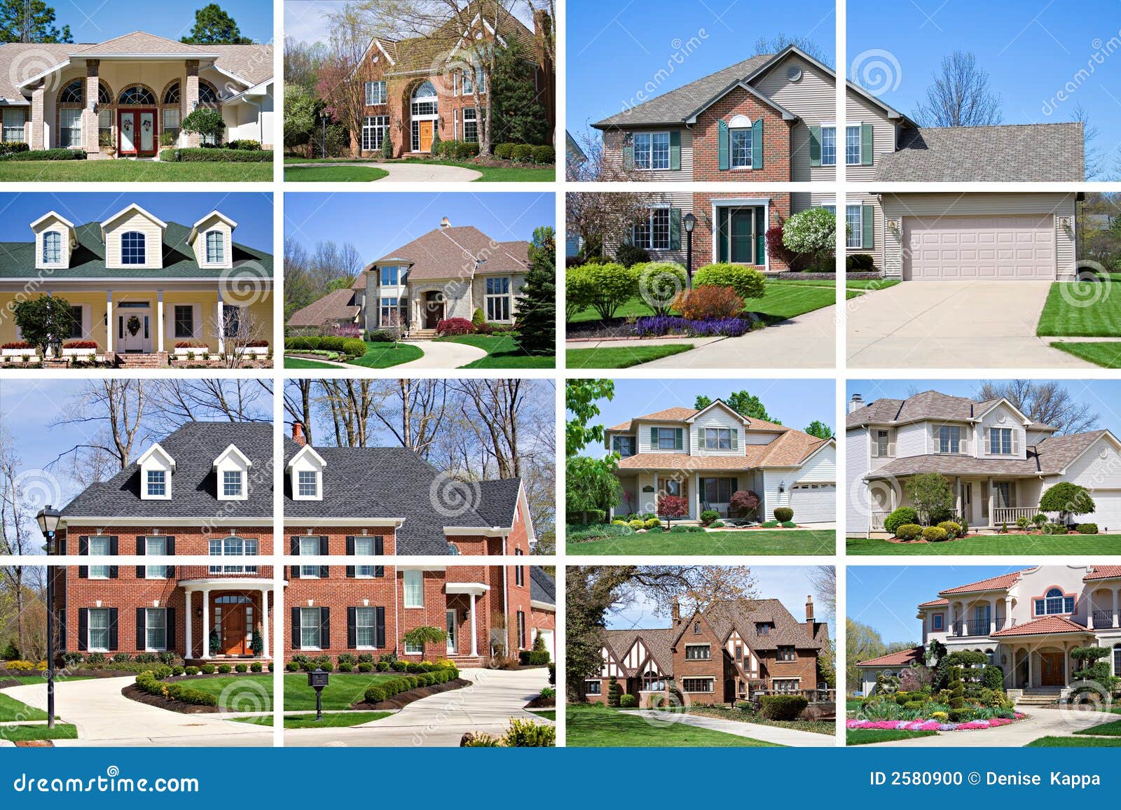House collage stock photo. Image of neighborhood, mortgage - 2580900