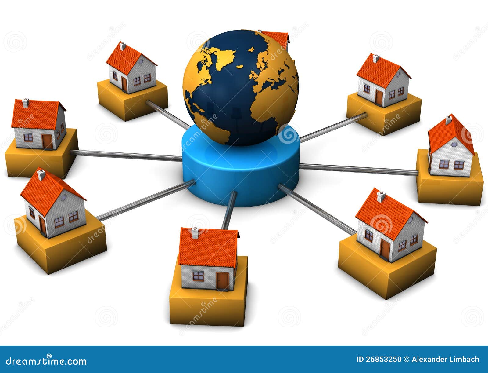 House Connection stock illustration. Illustration of construction ...